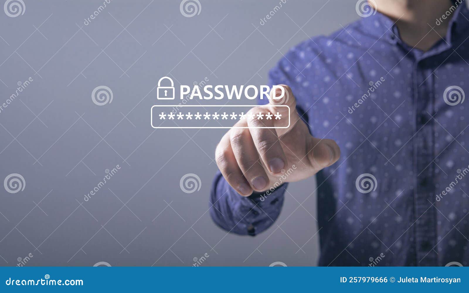 Password field and padlock stock photo. Image of online - 257979666
