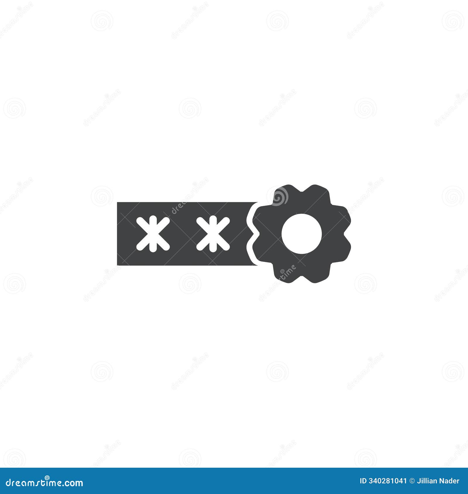 Password Generator Icon Simple Vector Symbol Stock Vector ...