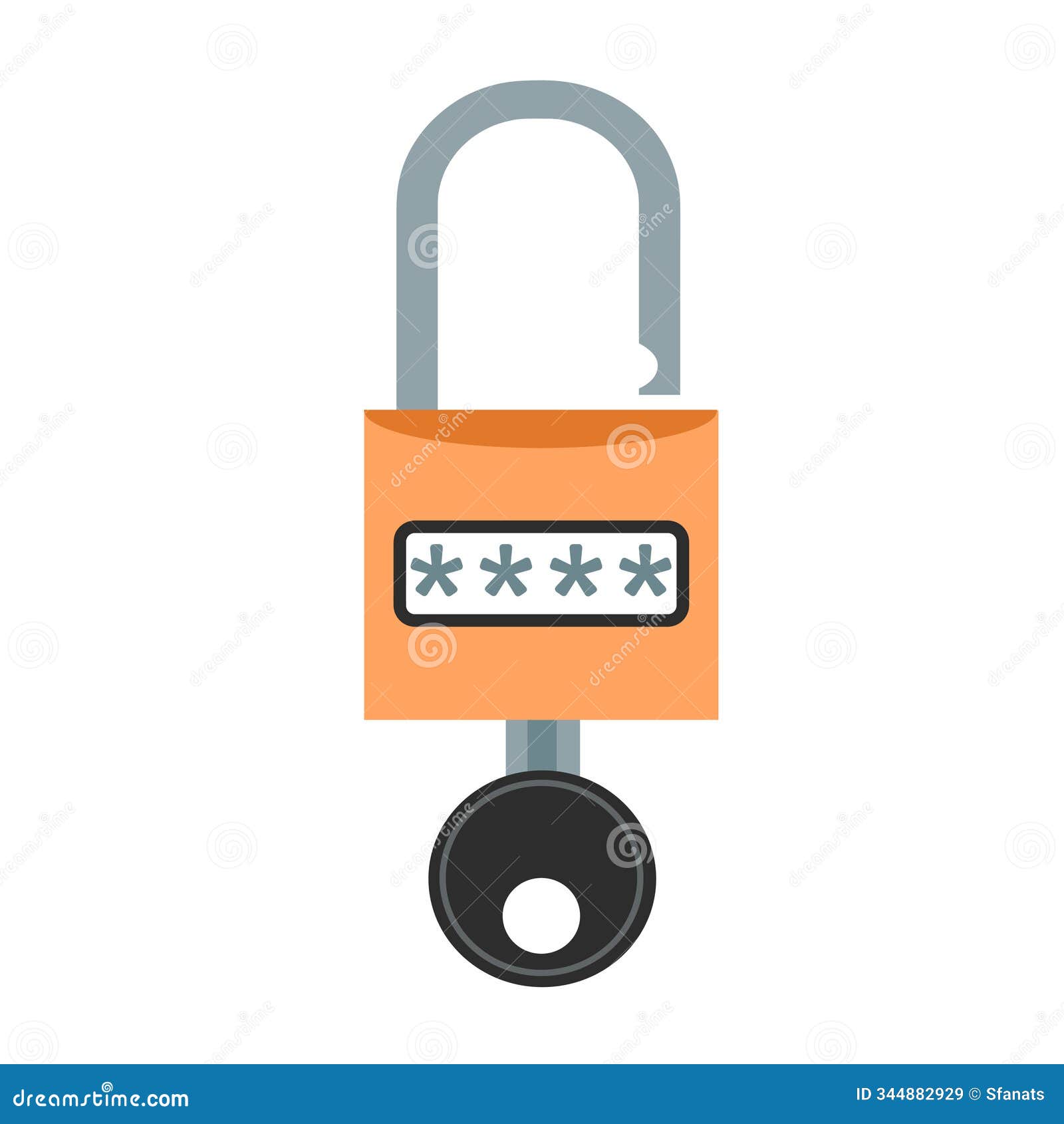 Password Icon Clipart Logtotype Isolated Illustration Cartoon Vector ...