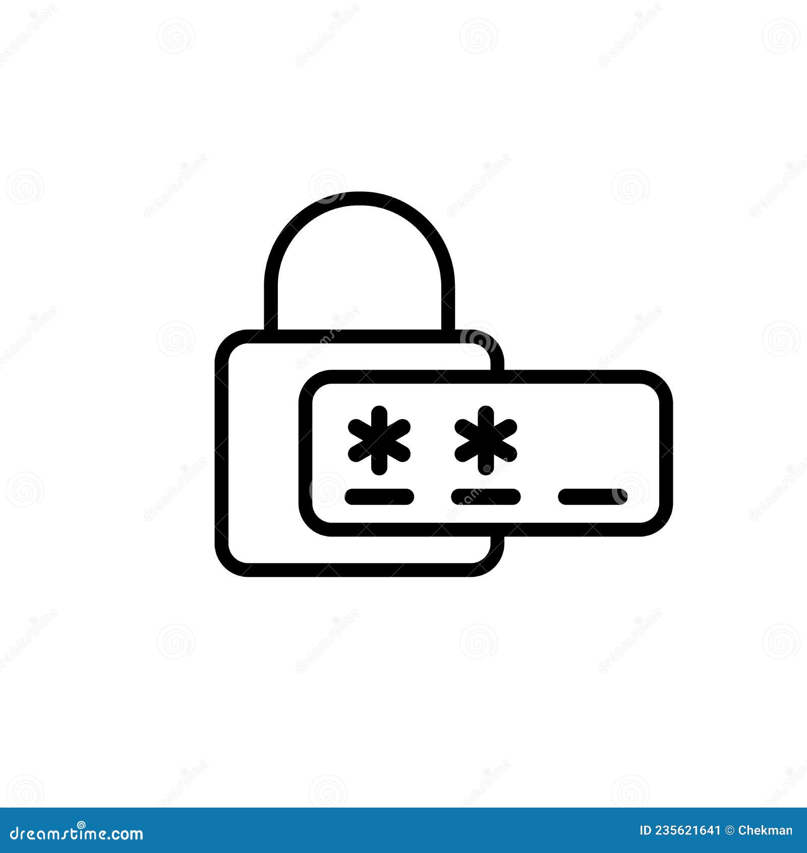 Enter Pincode Password Icon Of 3 Types Color, Black And White, Outline ...