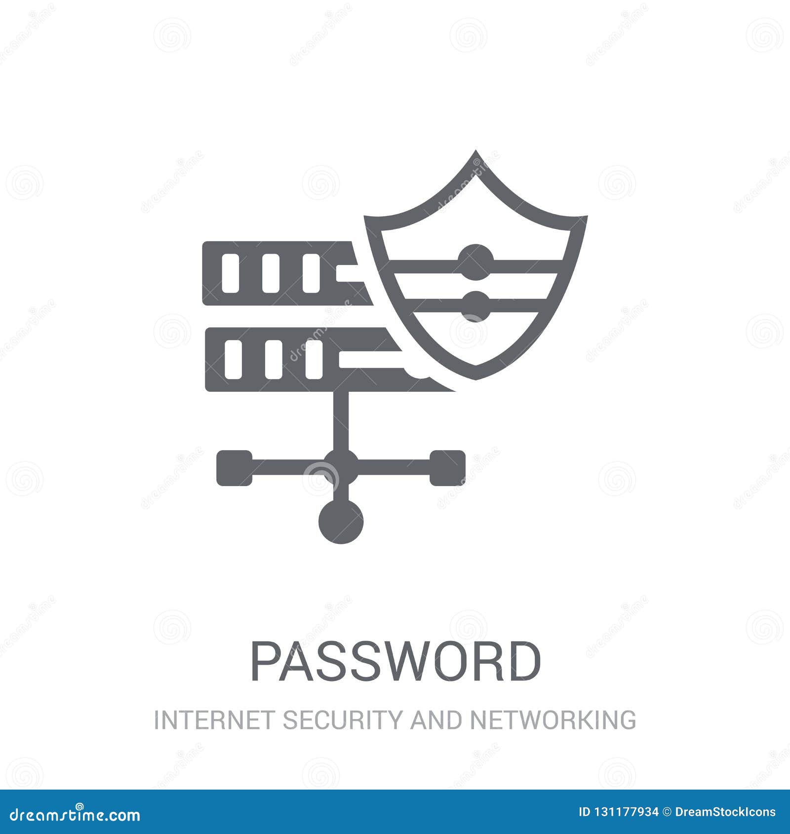 Password Icon. Trendy Password Logo Concept on White Background Stock ...
