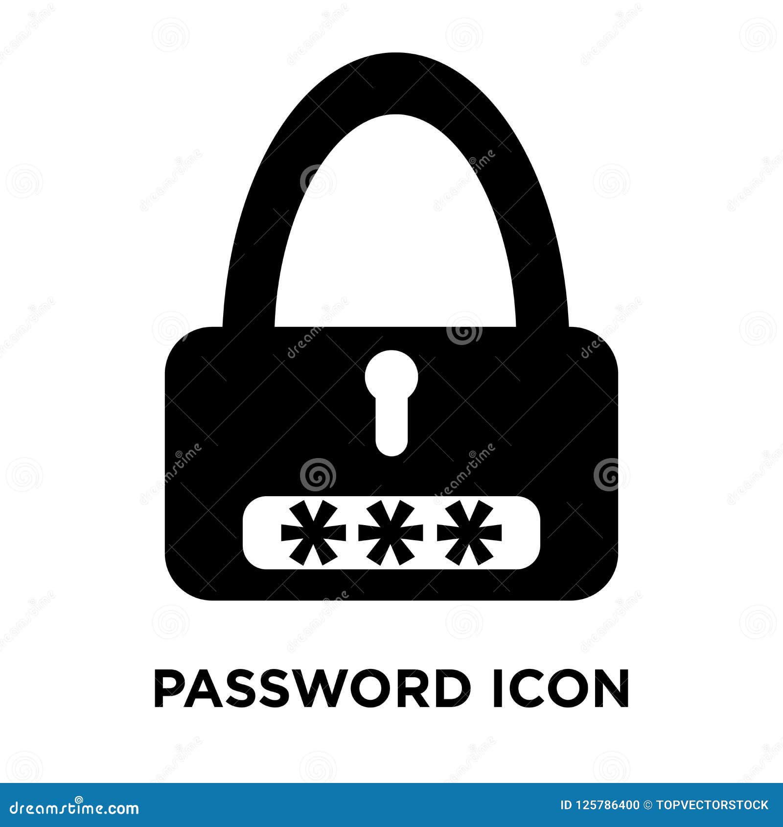 Password Icon Vector