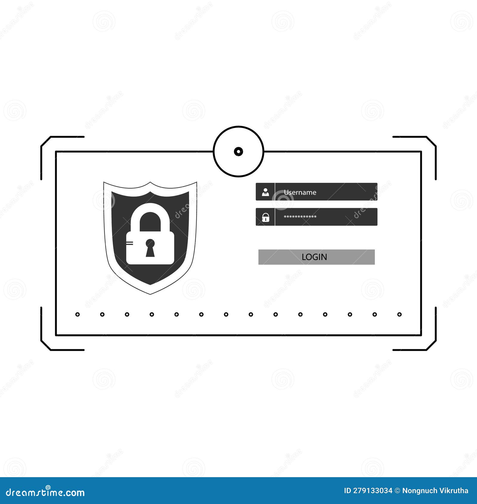 Password Icon Vector. Protection Illustration Sign. Security Symbol or ...