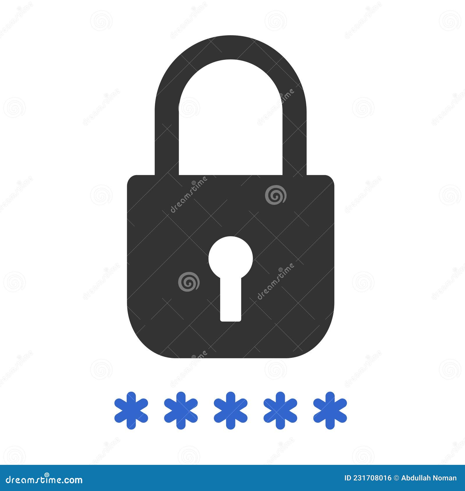 Password lock icon design stock vector. Illustration of safe - 231708016