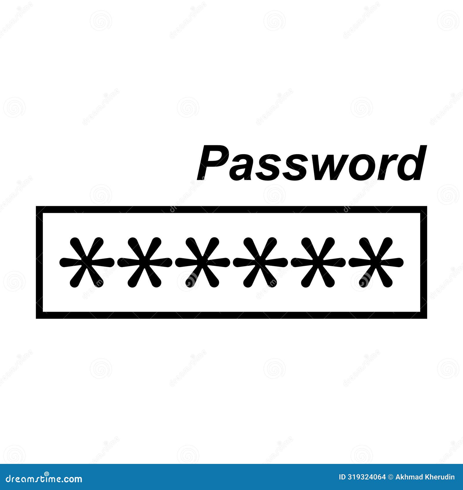 Password logo design stock vector. Illustration of symbol - 319324064