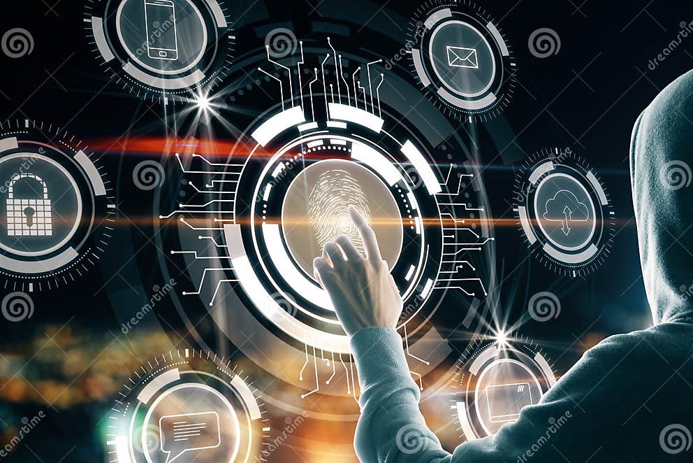 Password and Malware Concept Stock Image - Image of double, abstract ...