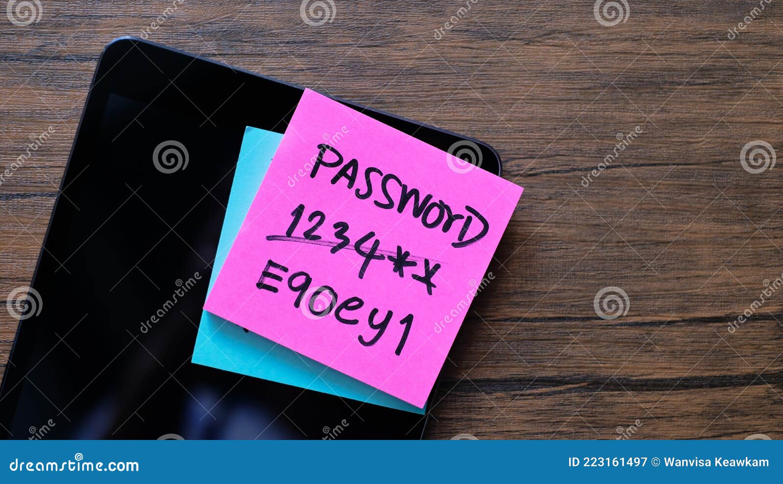 Password Management, Concept Written Post it Stock Image - Image of ...