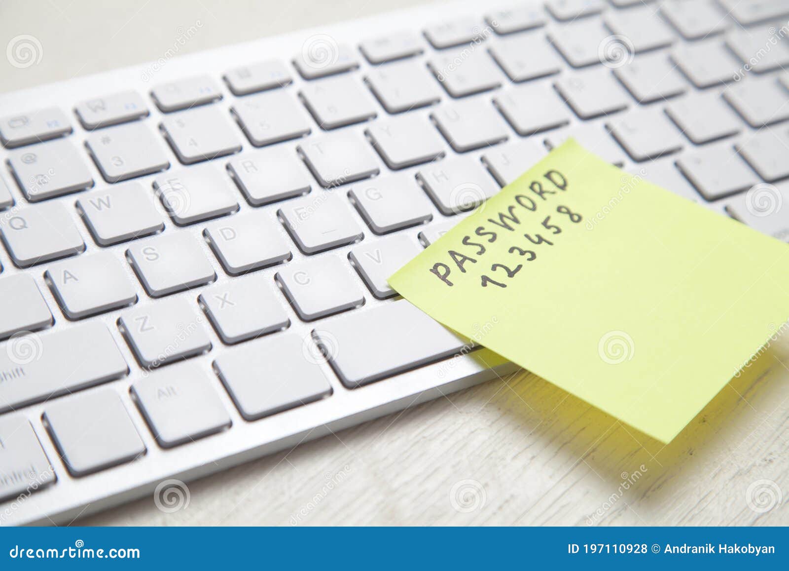 Password Message Written on Sticky Note in Computer Keyboard Stock ... Password Message Written on Sticky Note in Computer Keyboard Stock ...
