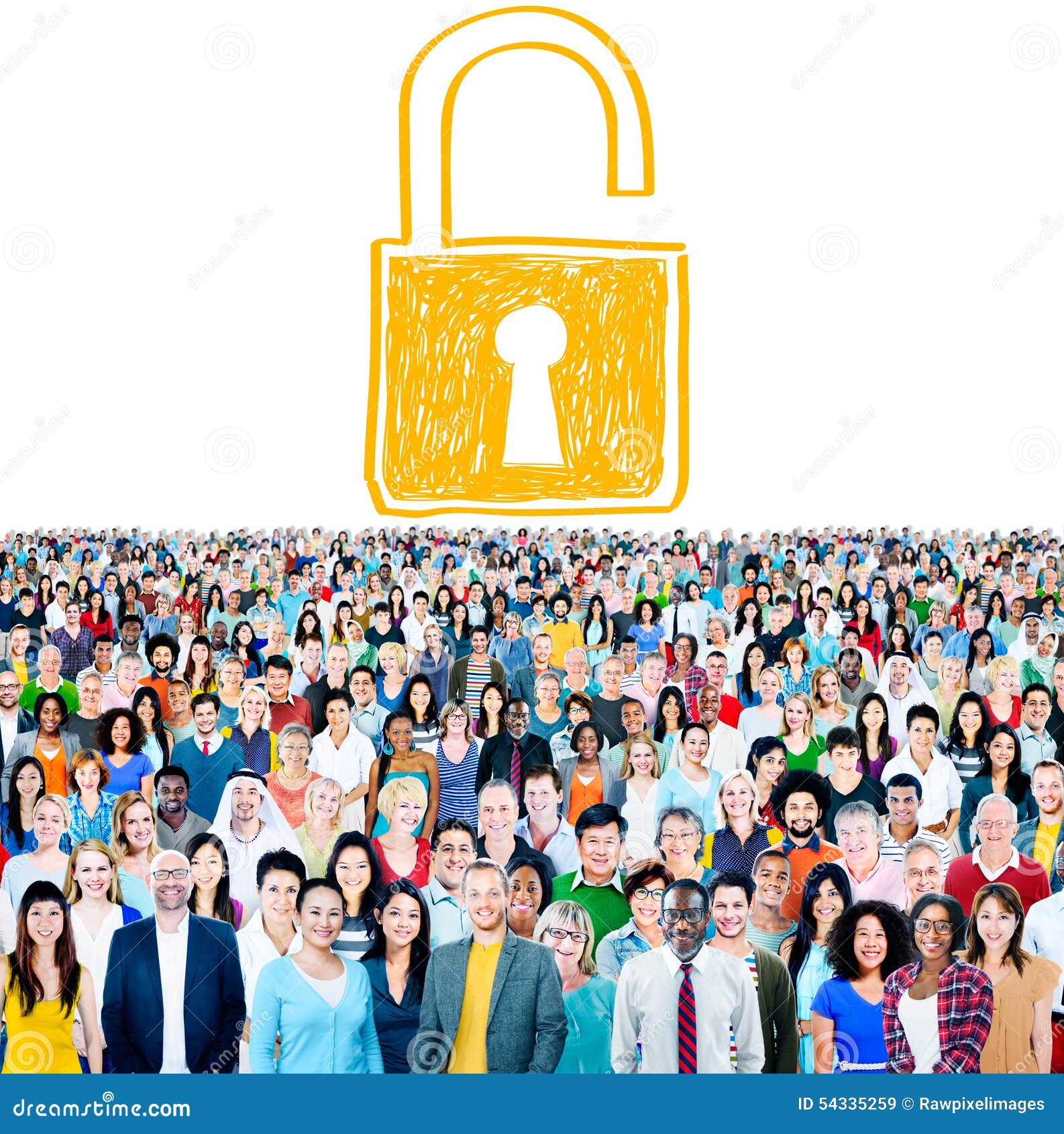 Password Privacy Log in Sucurity Lock Guard Concept Stock Image - Image ...