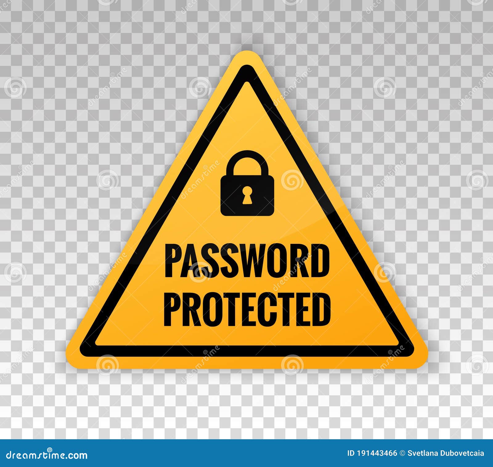 Password Protected Icon. Area Secure Lock Sign Isolated on Background ...