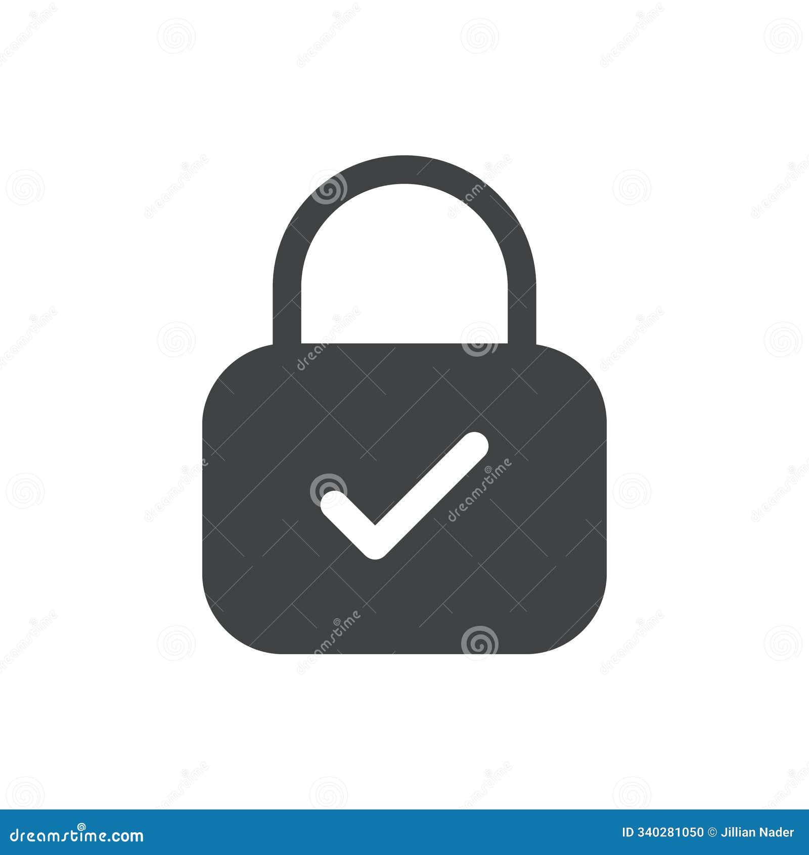 Password Safety Icon Simple Vector Symbol Stock Vector - Illustration ...