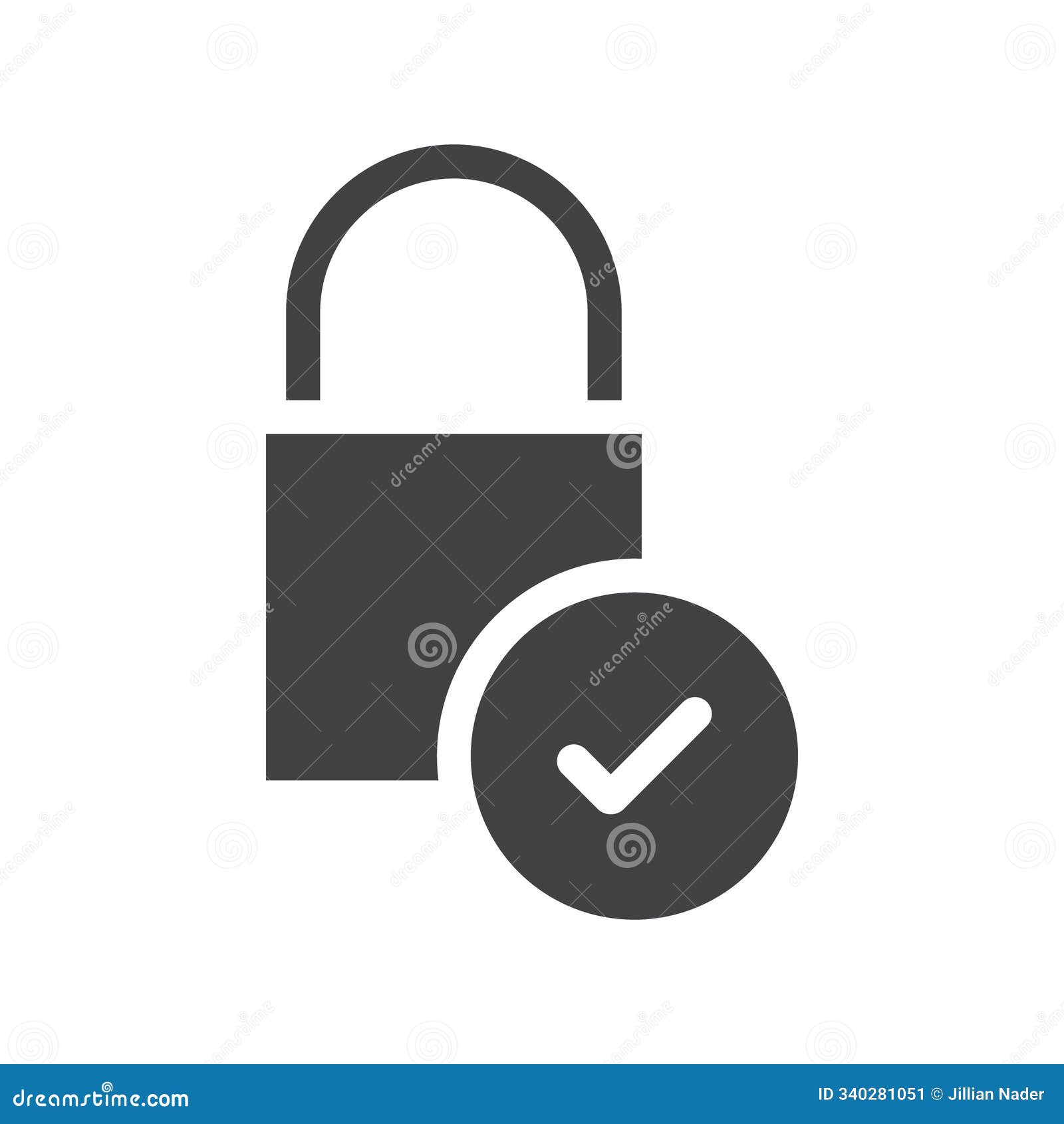 Password Safety Icon Simple Vector Symbol Stock Vector - Illustration ...