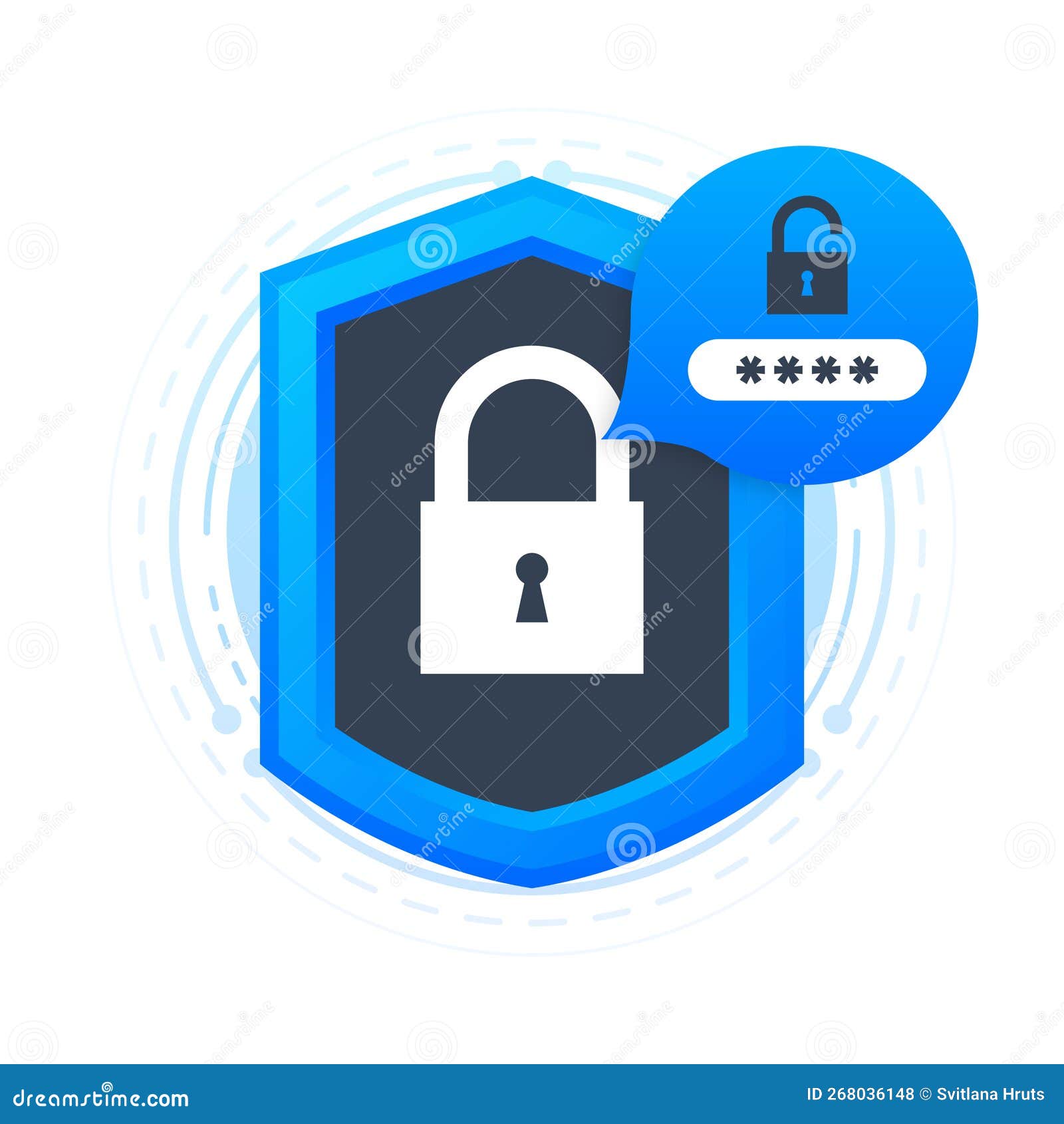 Password for Secure Login in System Digital for Mobile App. Privacy ...