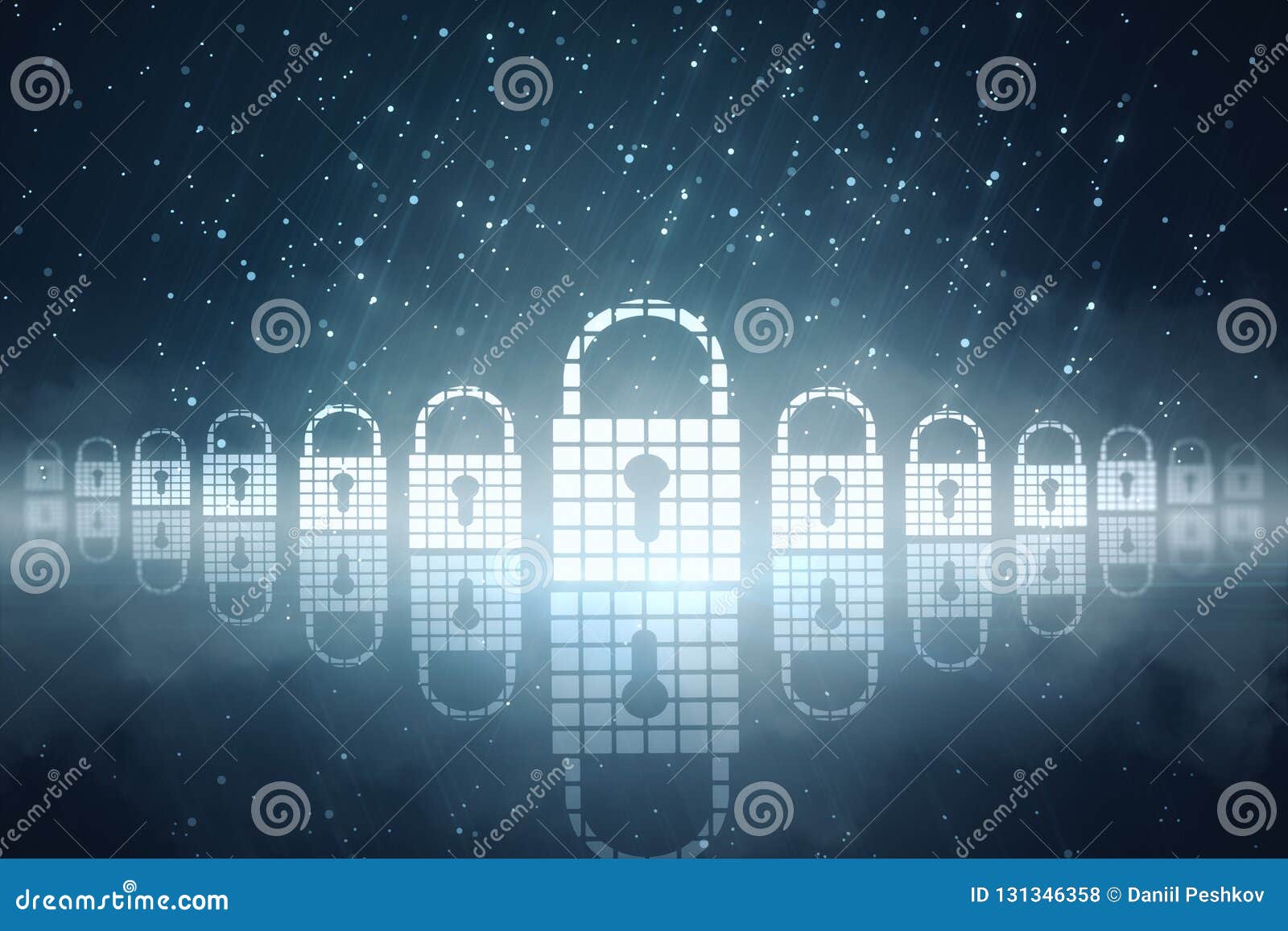 Password and Security Concept Stock Illustration - Illustration of ...