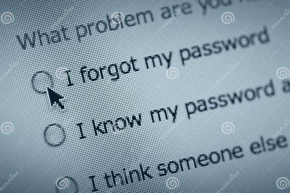 Password trouble stock image. Image of crystal, equipment - 24407277