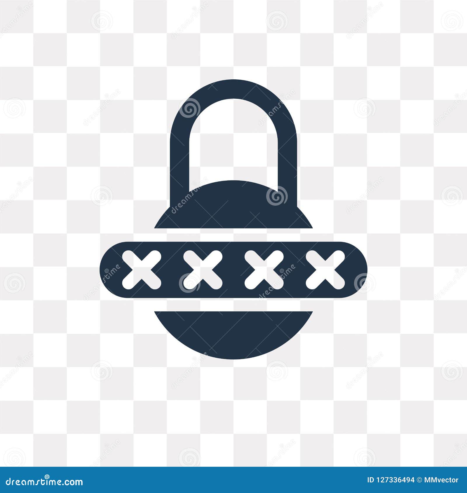 Password Vector Icon Isolated on Transparent Background, Password ...