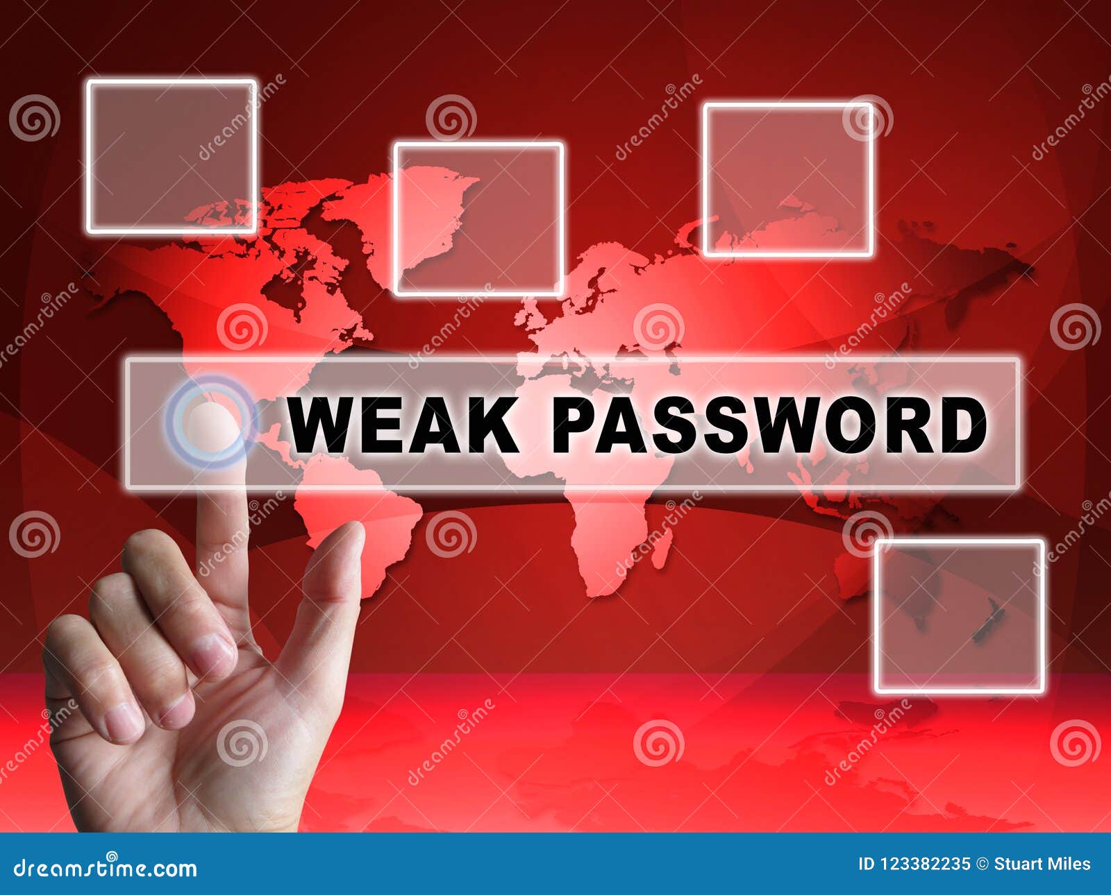 Password Weak, Medium And Strong Interface. Password Form Template For ...