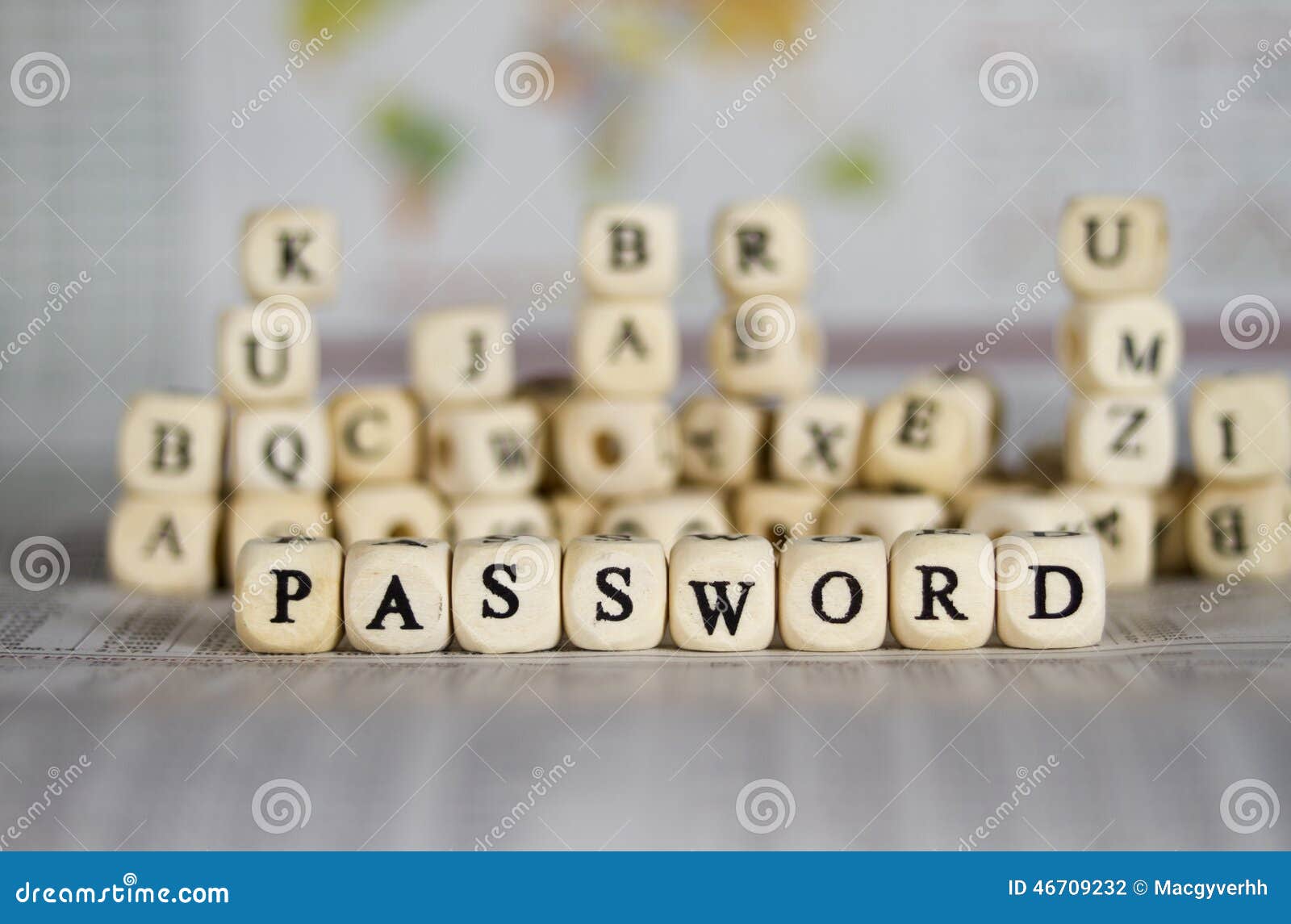 Password stock photo. Image of headline, security, letters - 46709232