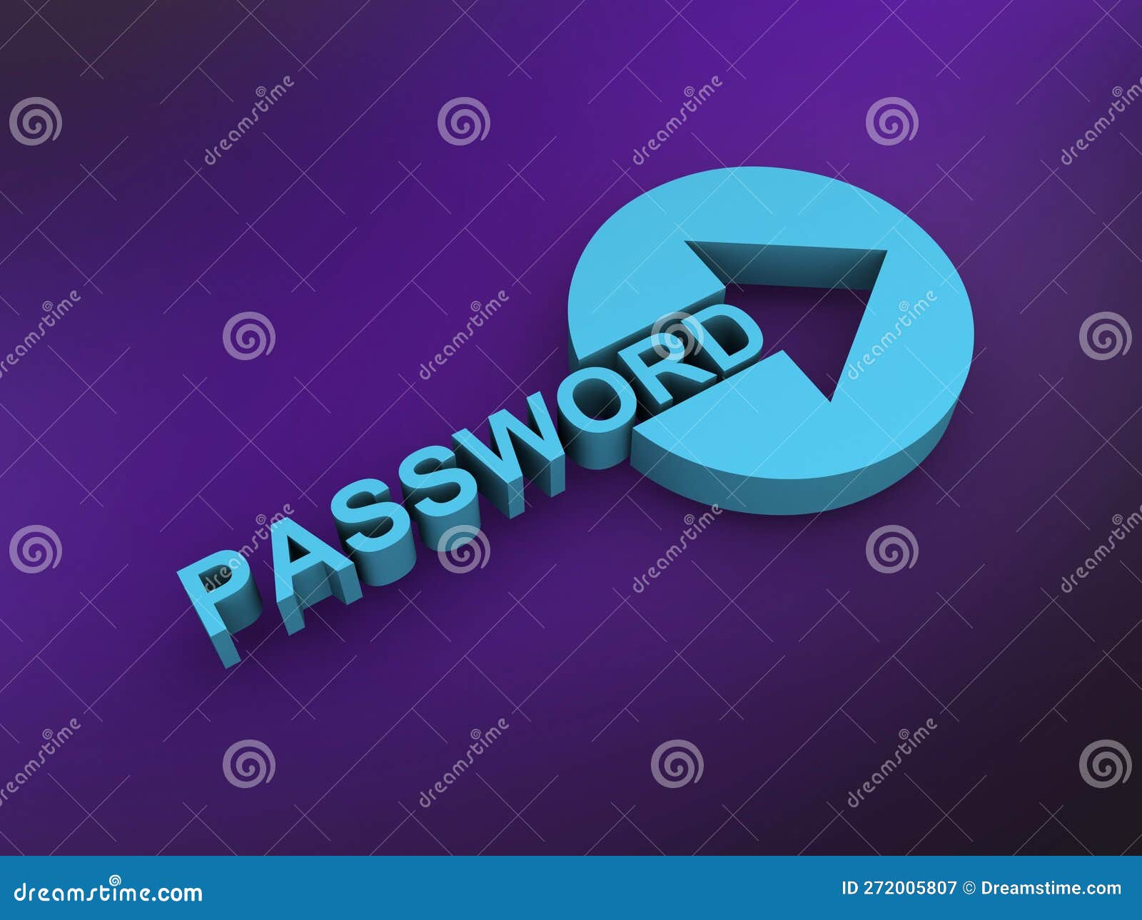 Password word on purple stock illustration. Illustration of cyber ...