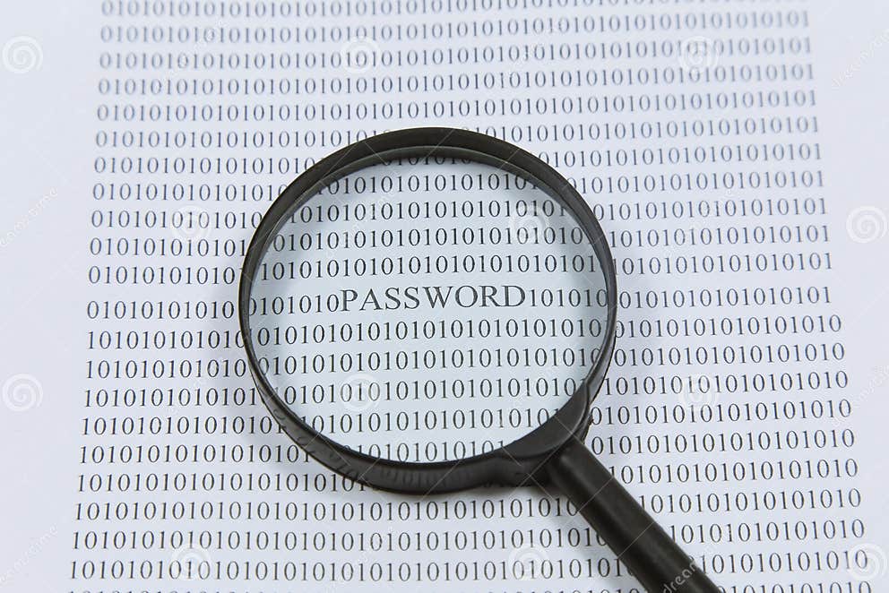 Password stock photo. Image of digital, binary, abstract - 68132160