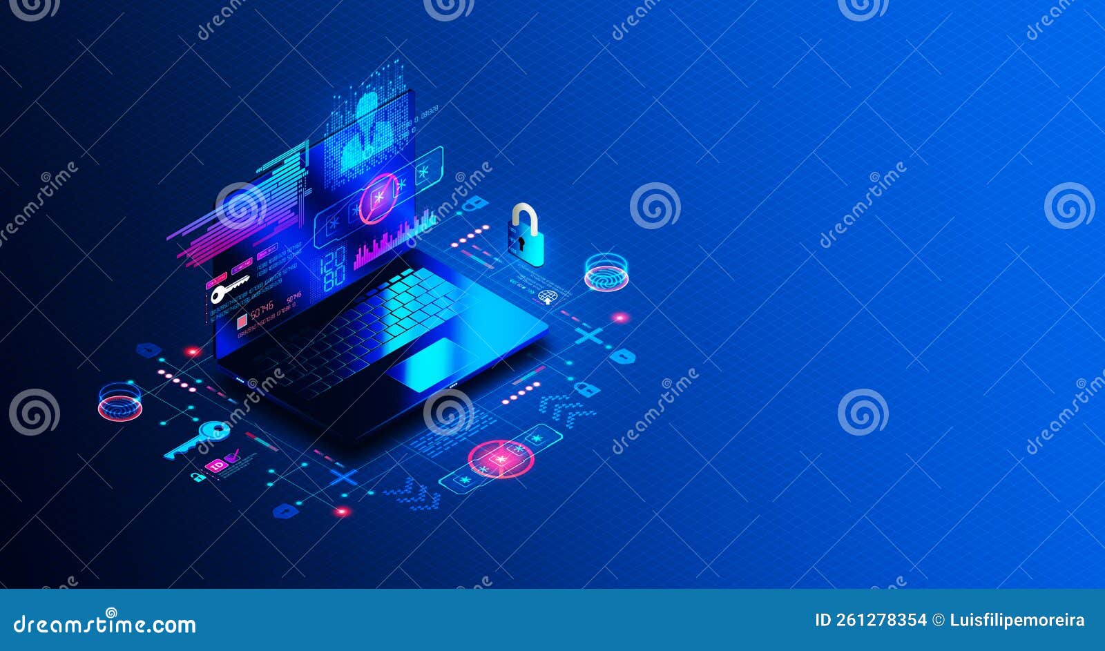Passwordless Authentication And Single Sign On Concept 3d