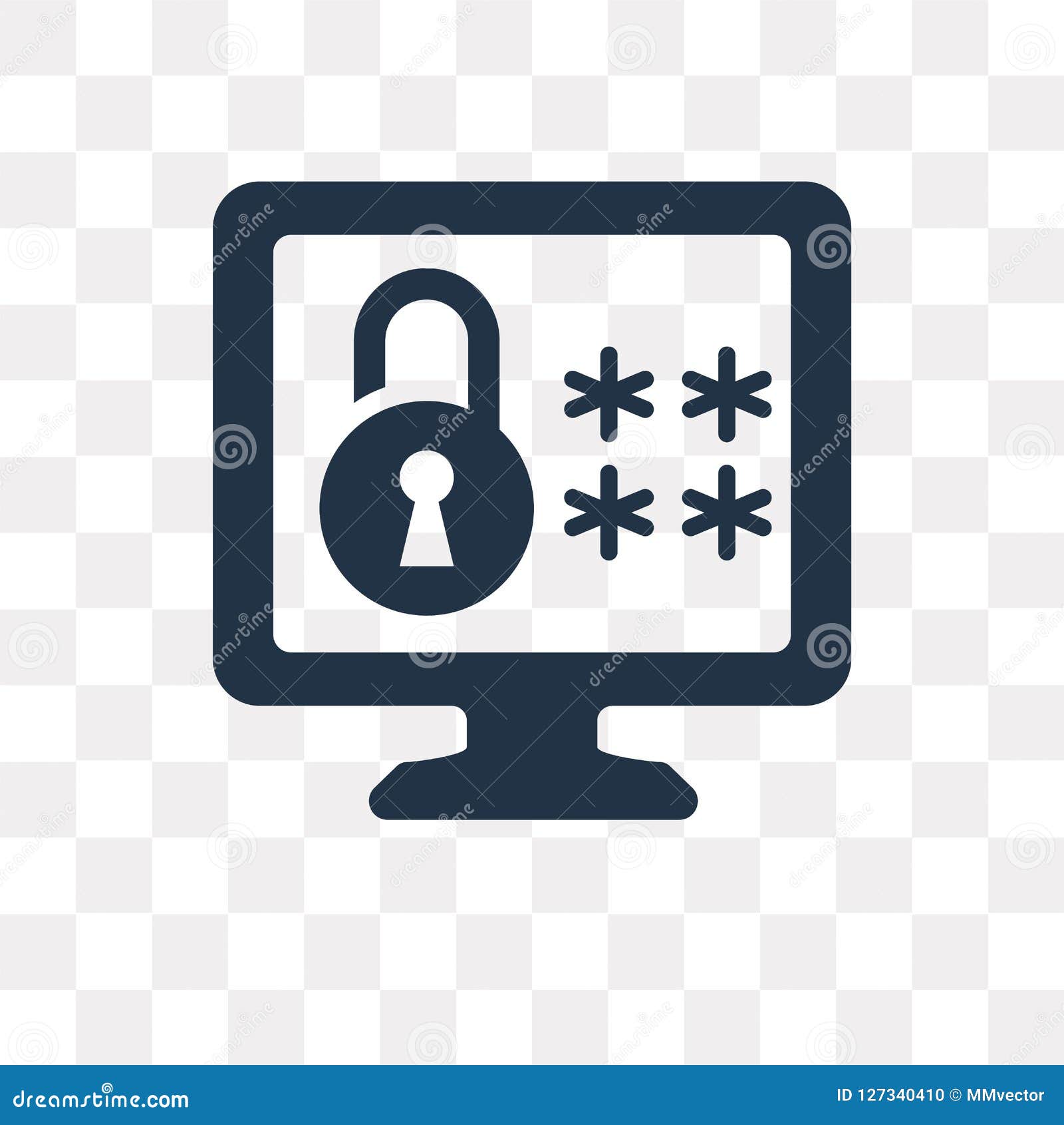 Passwords Vector Icon Isolated on Transparent Background, Passwords ...