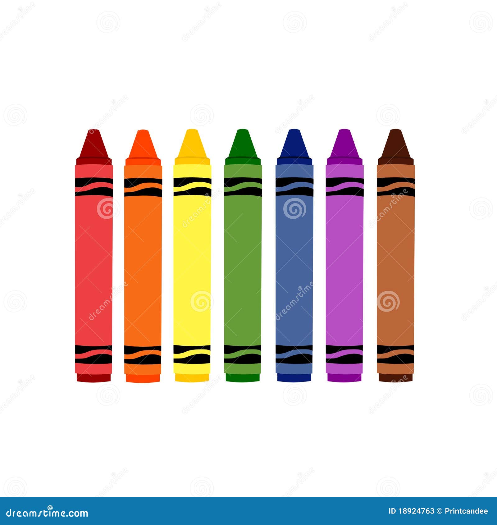 Pastéis coloridos ilustração stock. Ilustração de pastel - 18924763