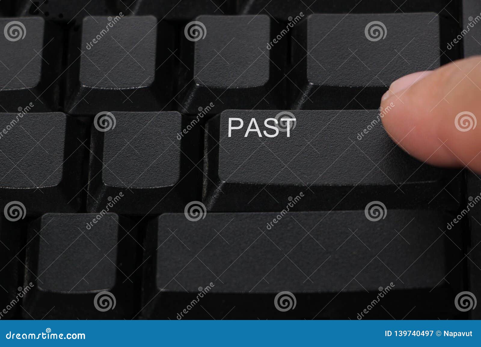 Past Button on a Computer Keyboard Stock Image - Image of keyboard ...