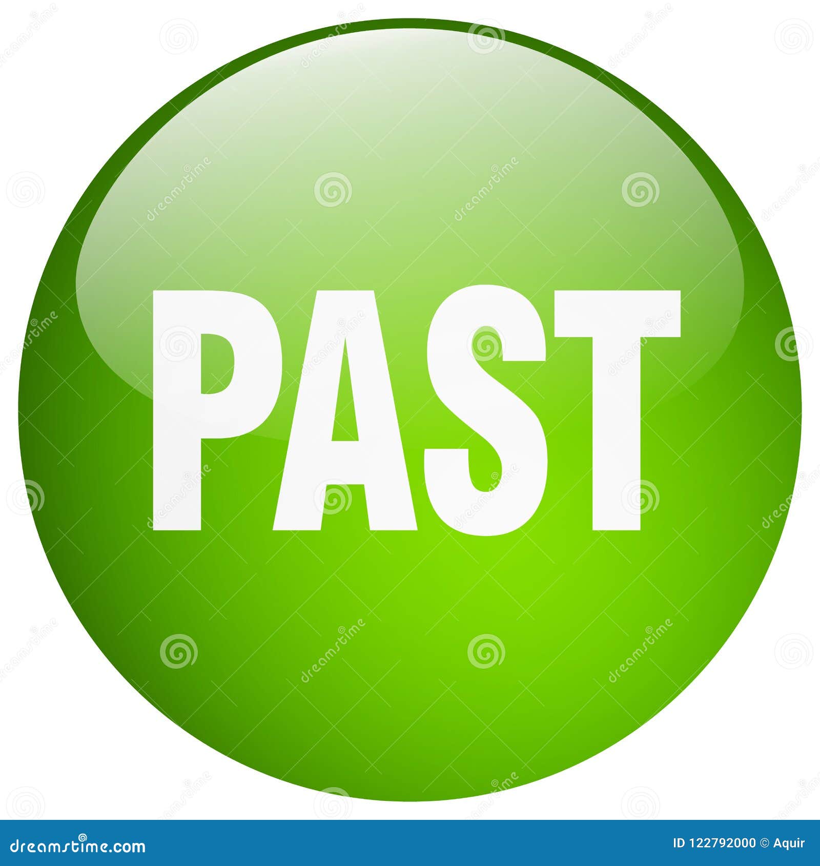 Past button stock vector. Illustration of vector, shine - 122792000