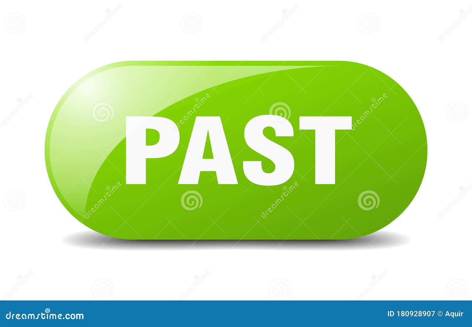 Past Button. Past Sign. Key. Push Button Stock Vector - Illustration of ...