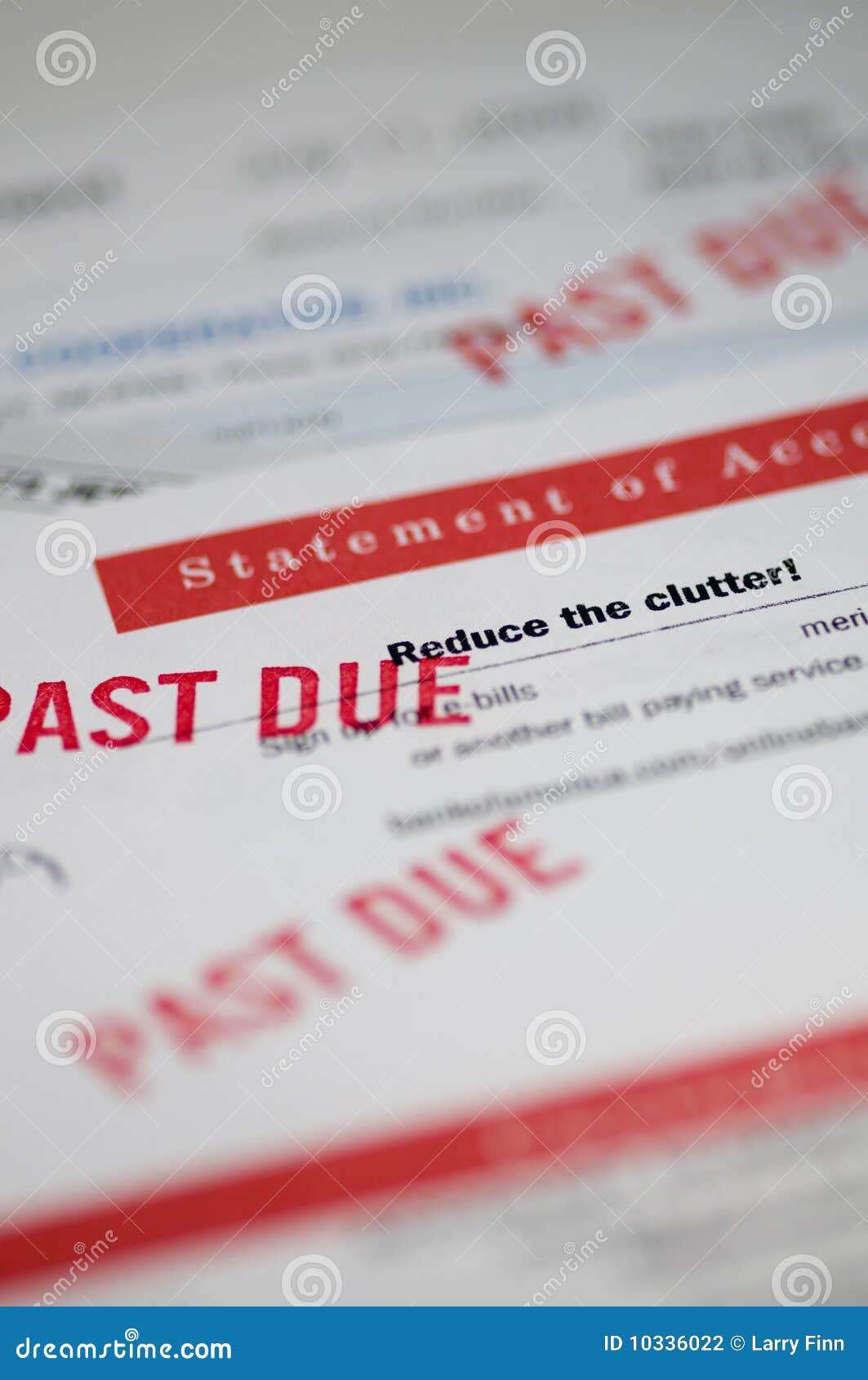 Past Due stock photo. Image of debit, finance, bank, money - 10336022