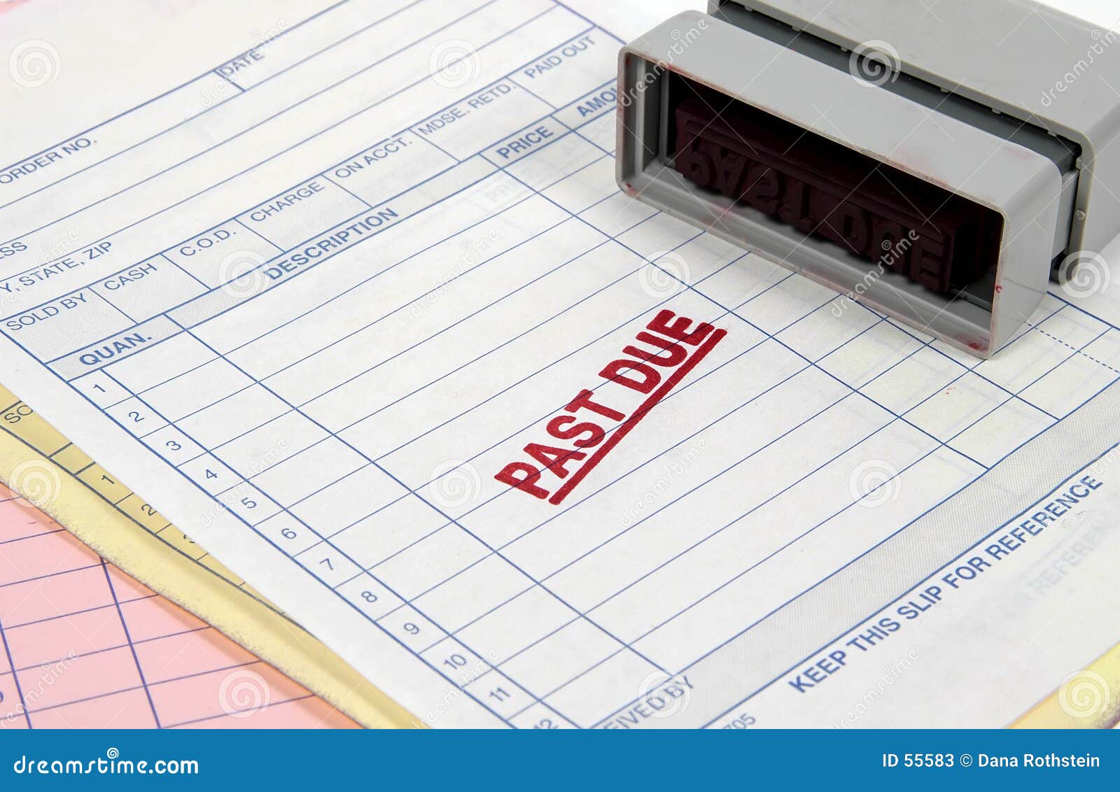 Past Due stock image. Image of receipt, invoice, workorder - 55583