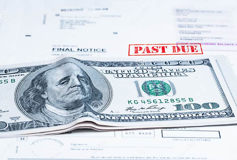 Past due bill concept stock photo. Image of paper, document - 29212074