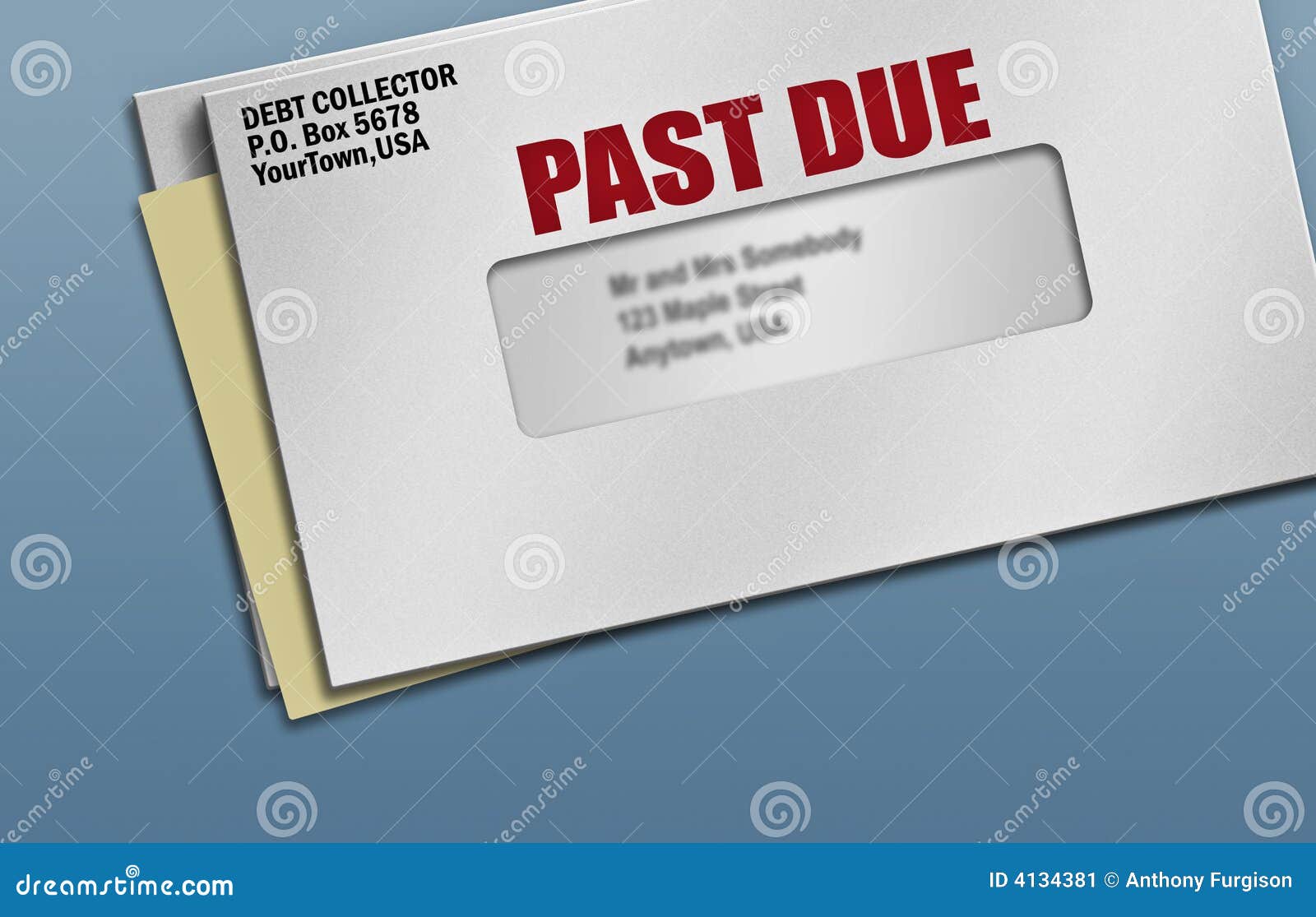 Past Due Payment, Bill Pay Overdue Invoice Notice Vector Flat Cartoon ...
