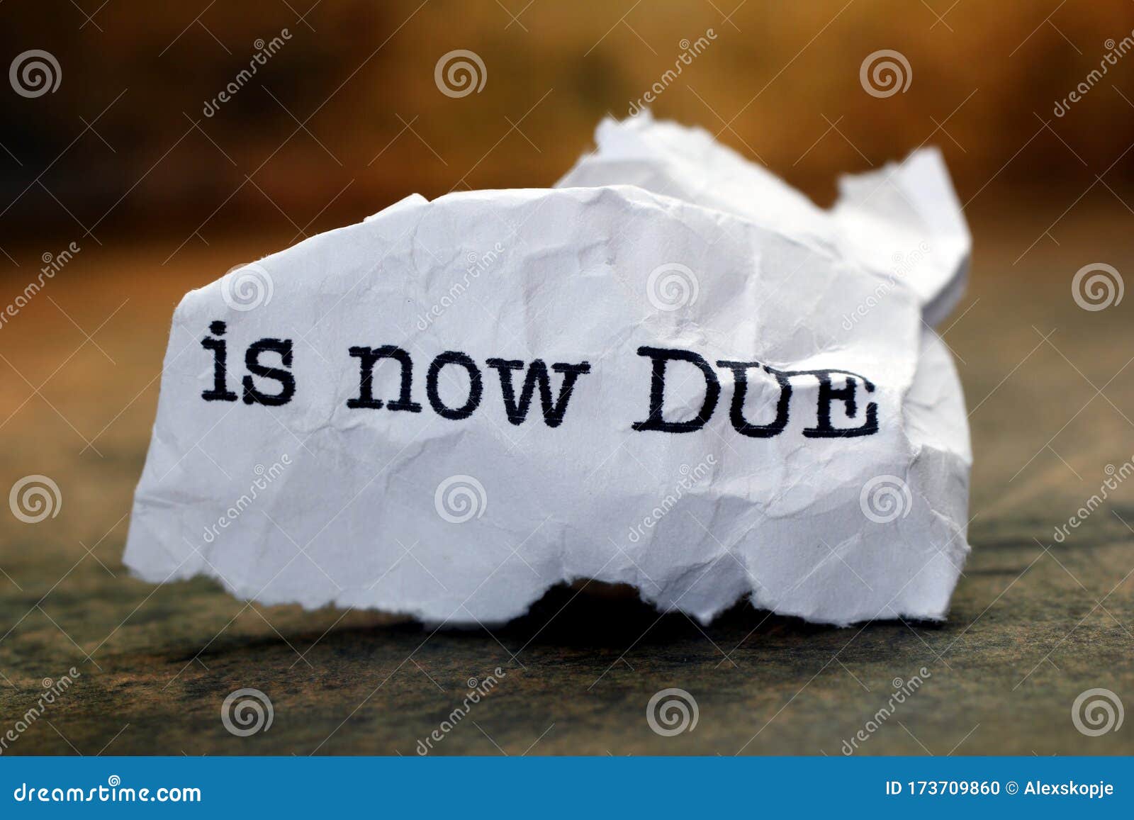 Past due notice stock photo. Image of economics, finance - 173709860