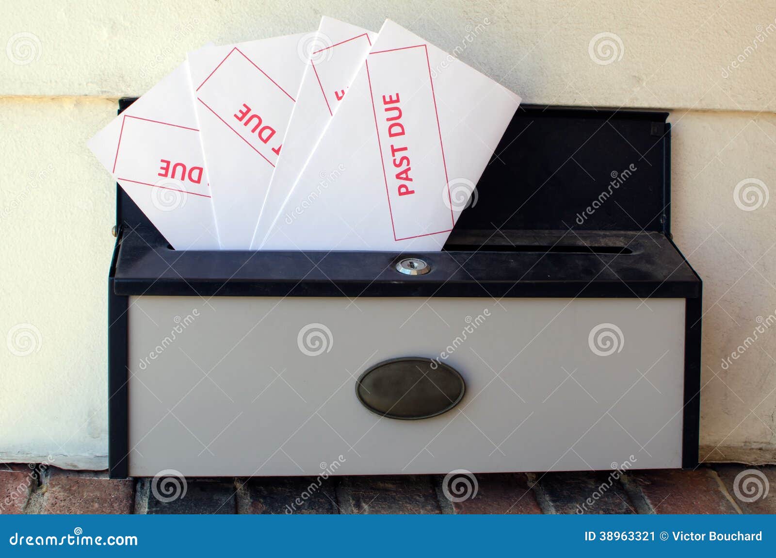 Past Due Notices stock image. Image of characteristics - 38963321