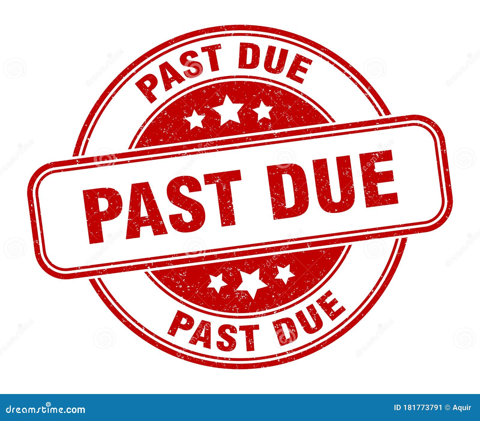 Past Due Stamp. Past Due Round Grunge Sign Stock Vector - Illustration ...