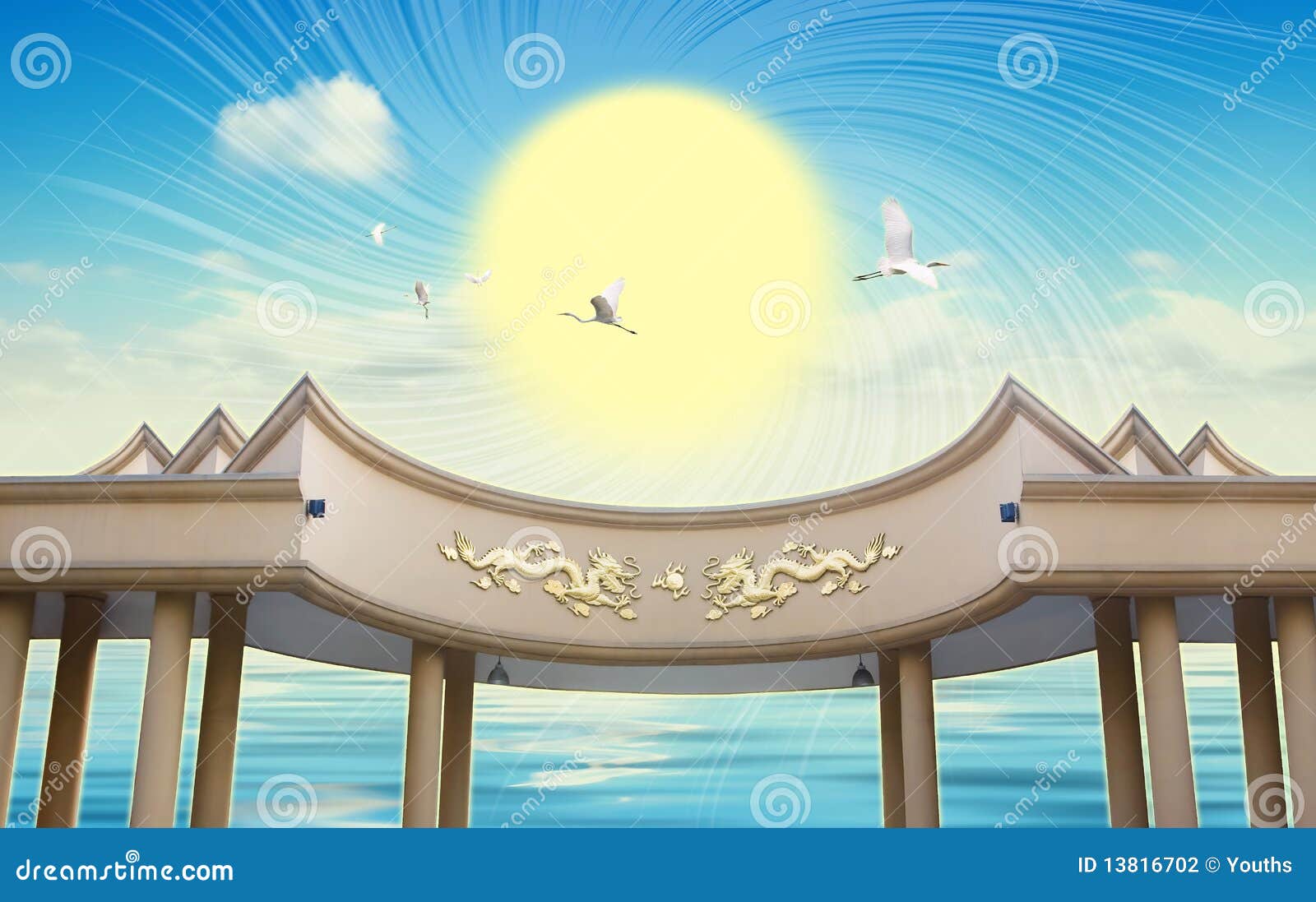 Past and future stock photo. Image of emptily, eden, building - 13816702