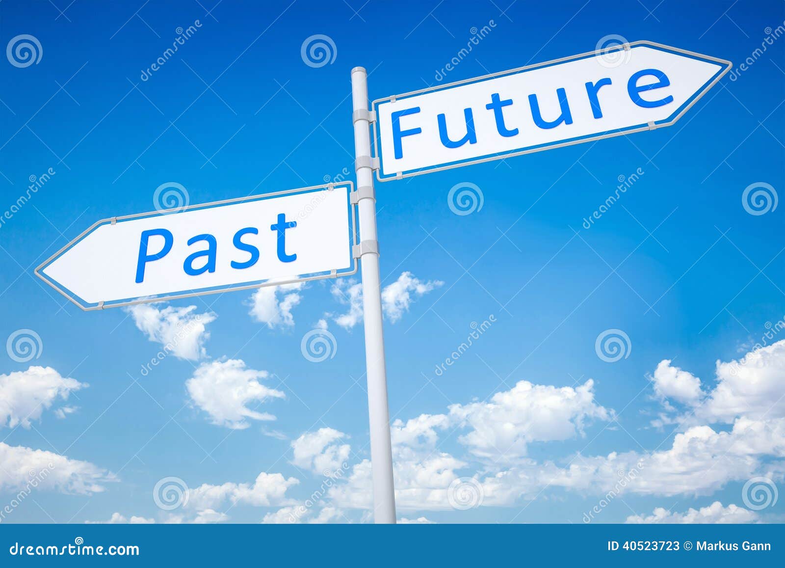 Past, Future, Now Arrows Vector Illustration | CartoonDealer.com #167019546