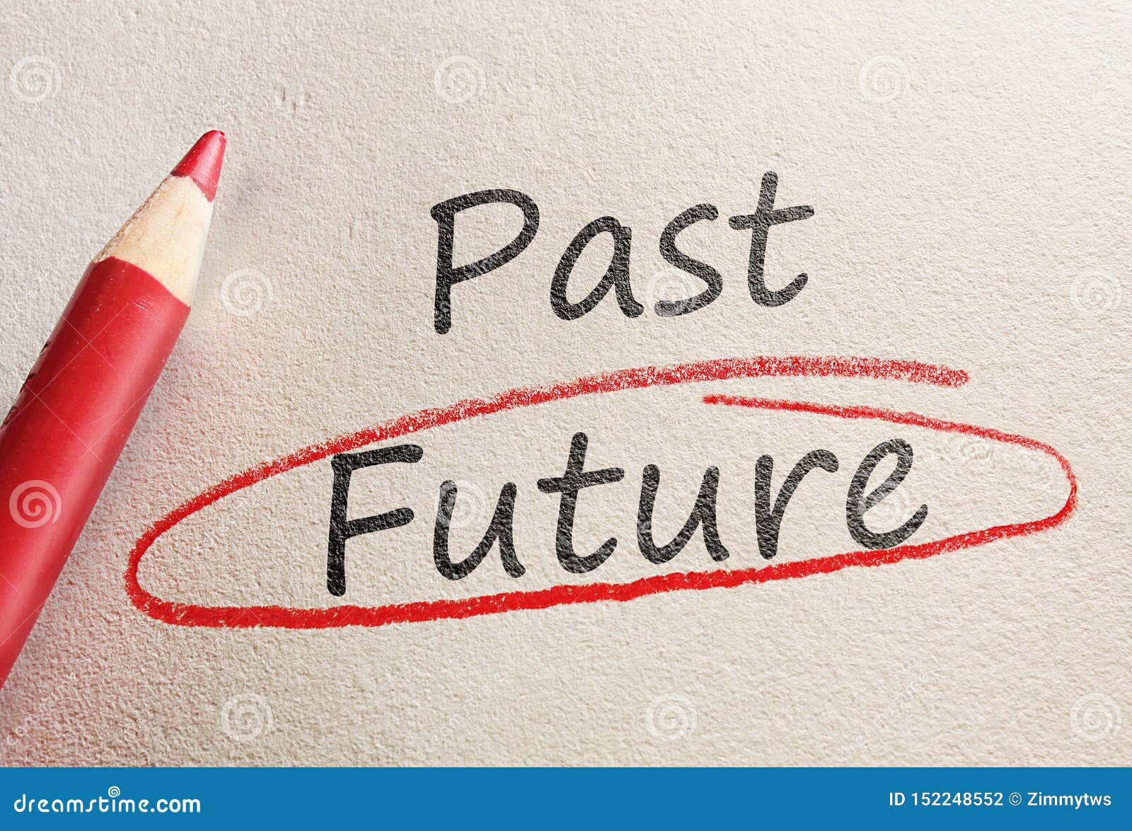 Past and Future stock photo. Image of text, future, choose - 152248552