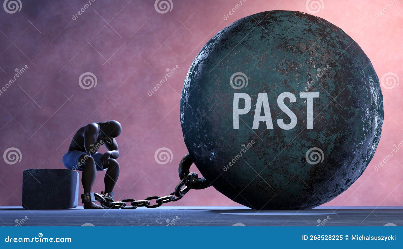 Past that limits life stock illustration. Illustration of heavy - 268528225