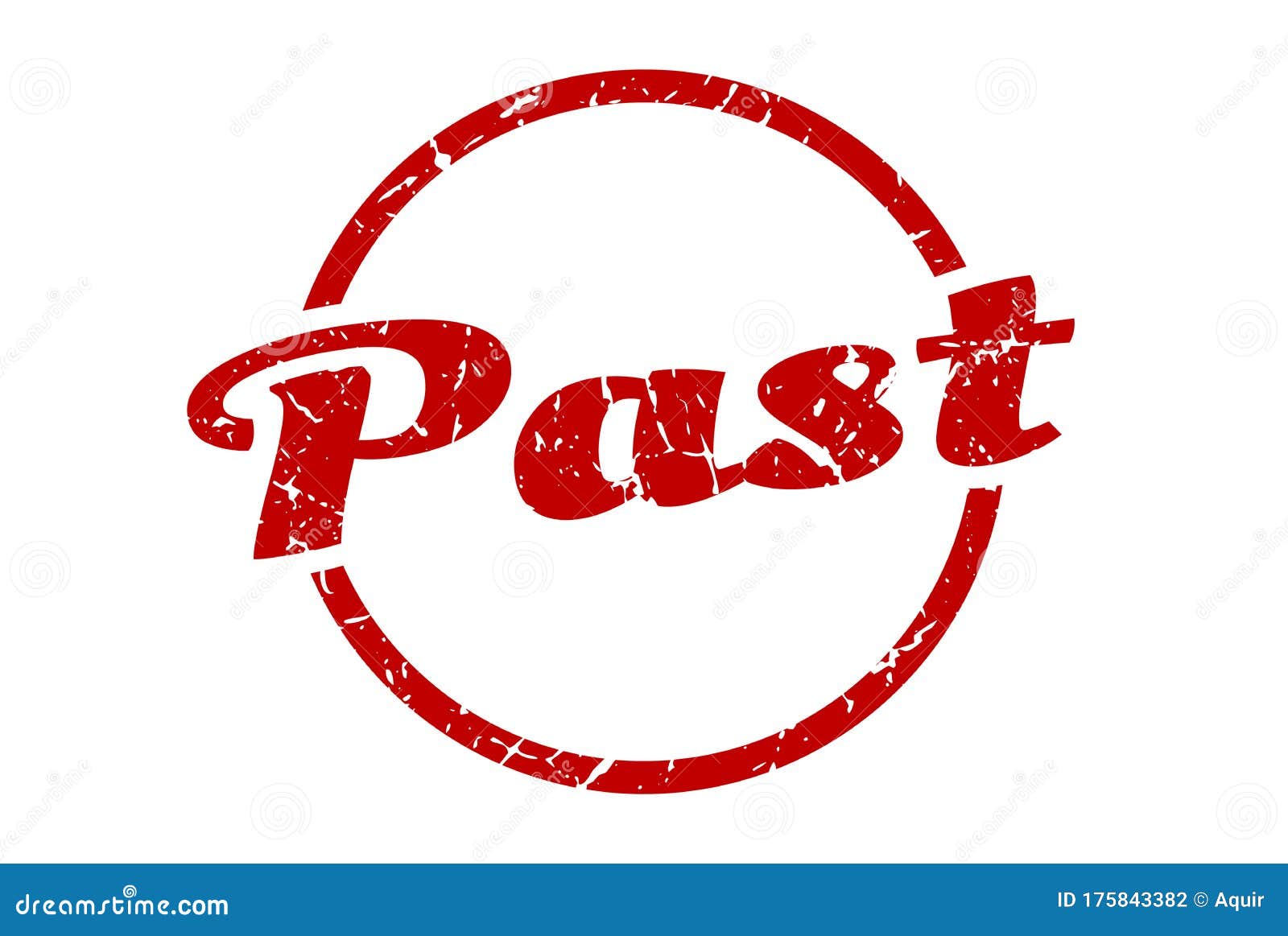 Past Sign. Past Round Vintage Stamp Stock Vector - Illustration of ...