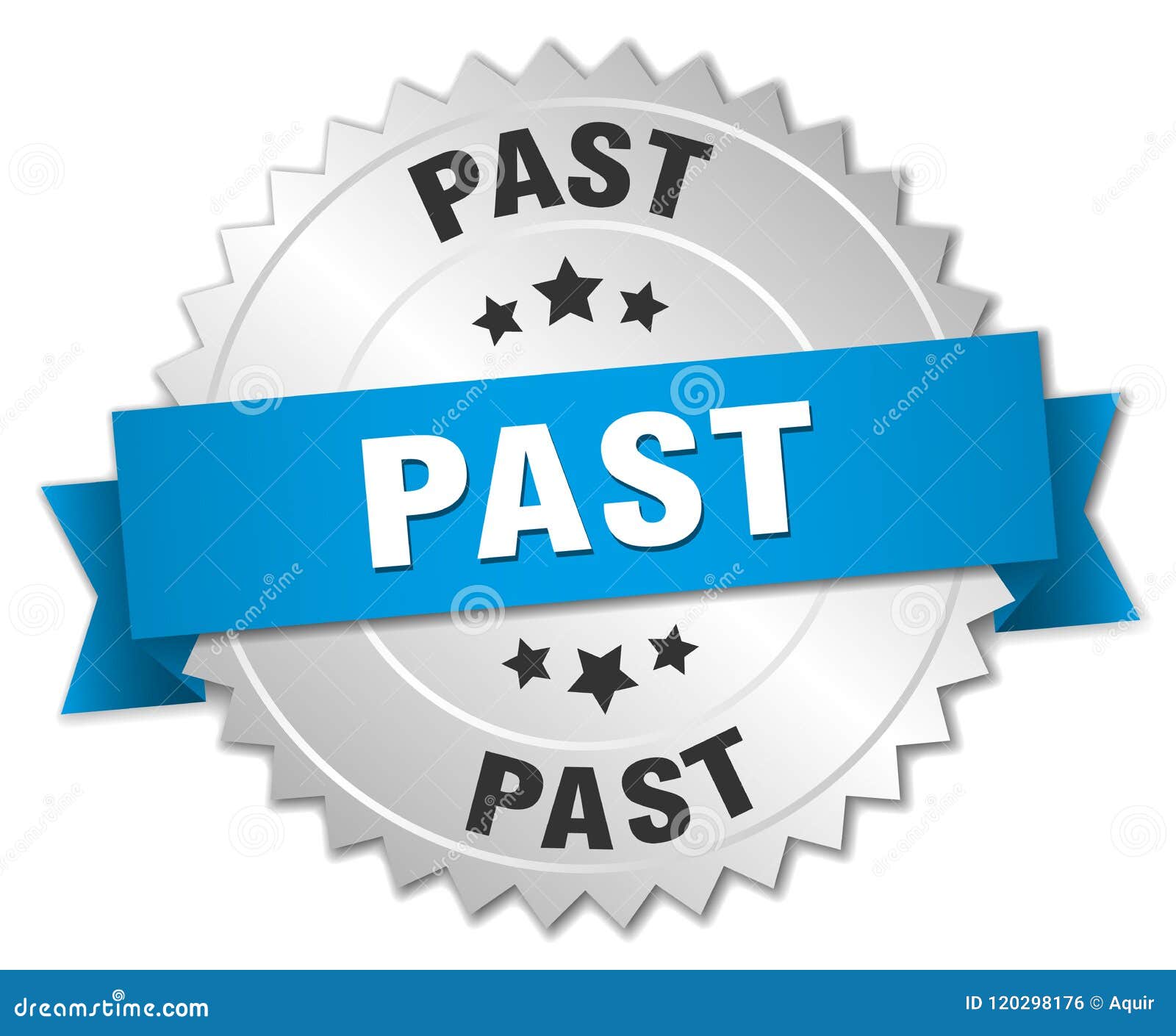 Past stock vector. Illustration of stamp, retro, insignia - 120298176