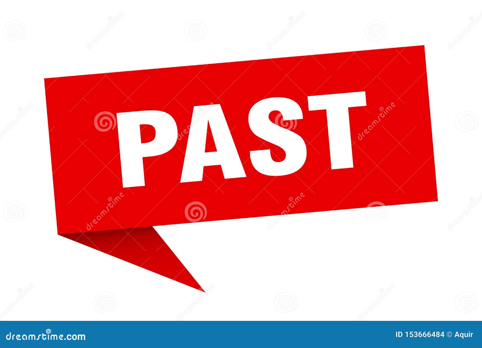 Past speech bubble. stock vector. Illustration of graphic - 153666484