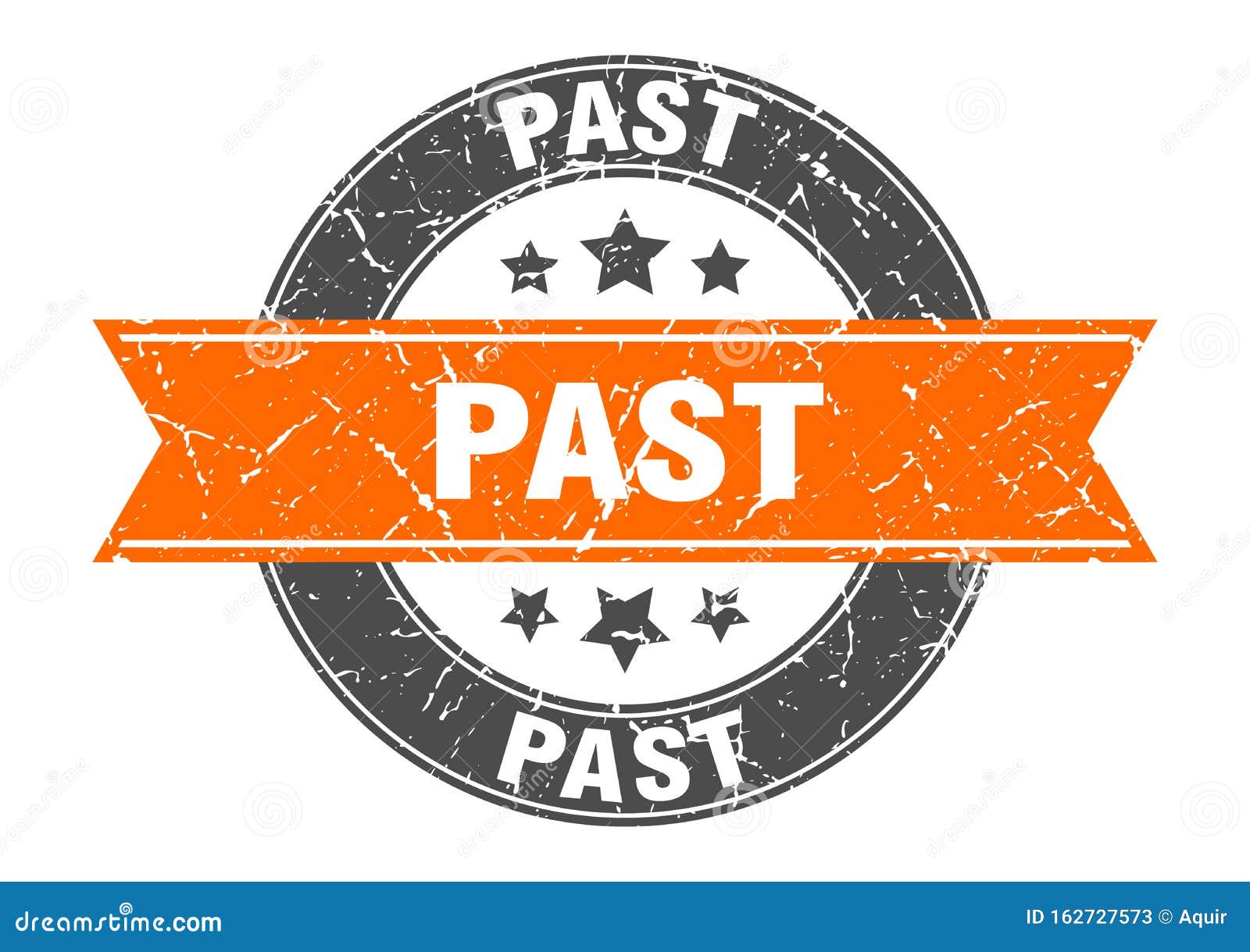 Past stamp stock vector. Illustration of template, button - 162727573
