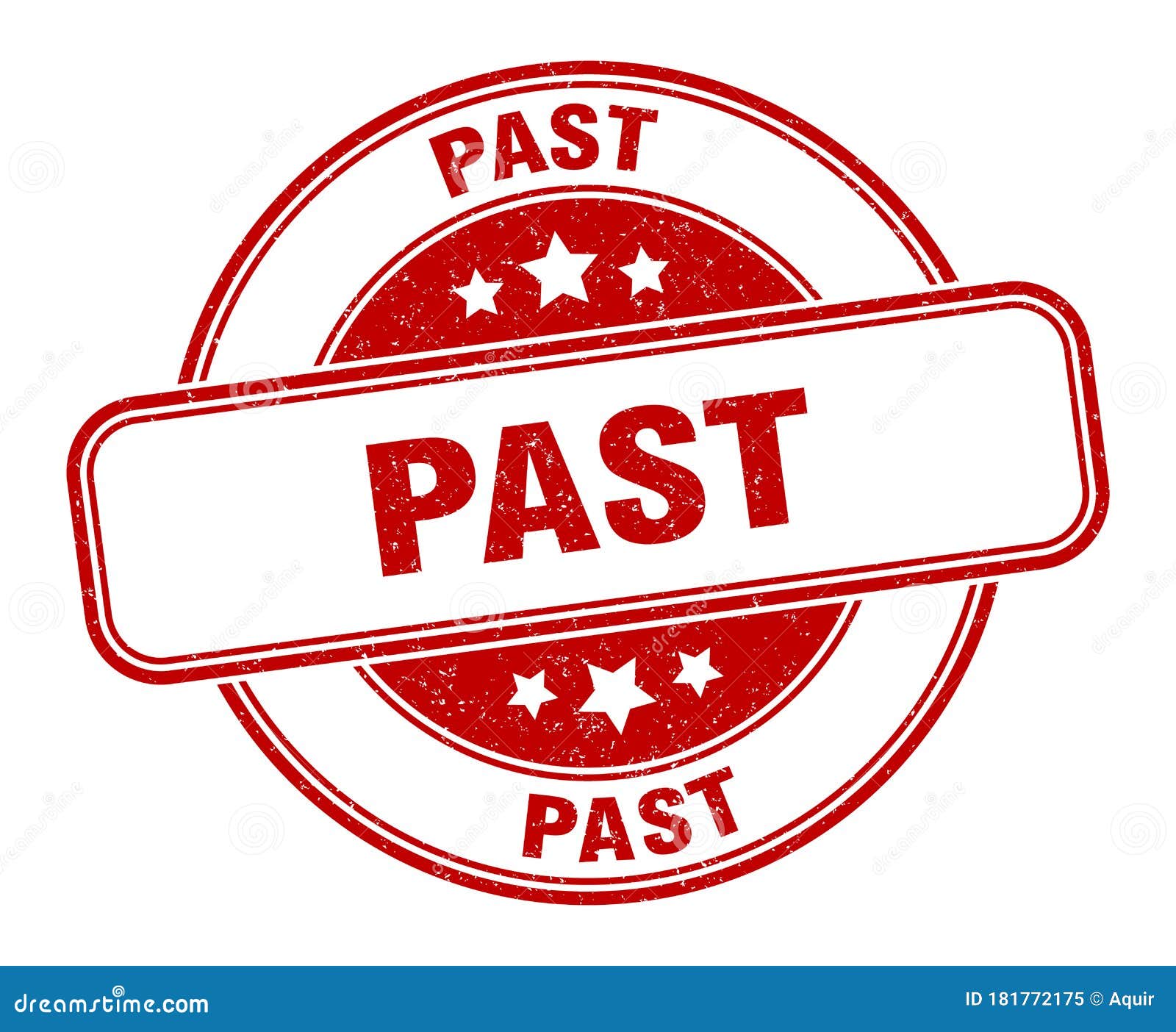 Past Stamp. Past Round Grunge Sign Stock Vector - Illustration of ...