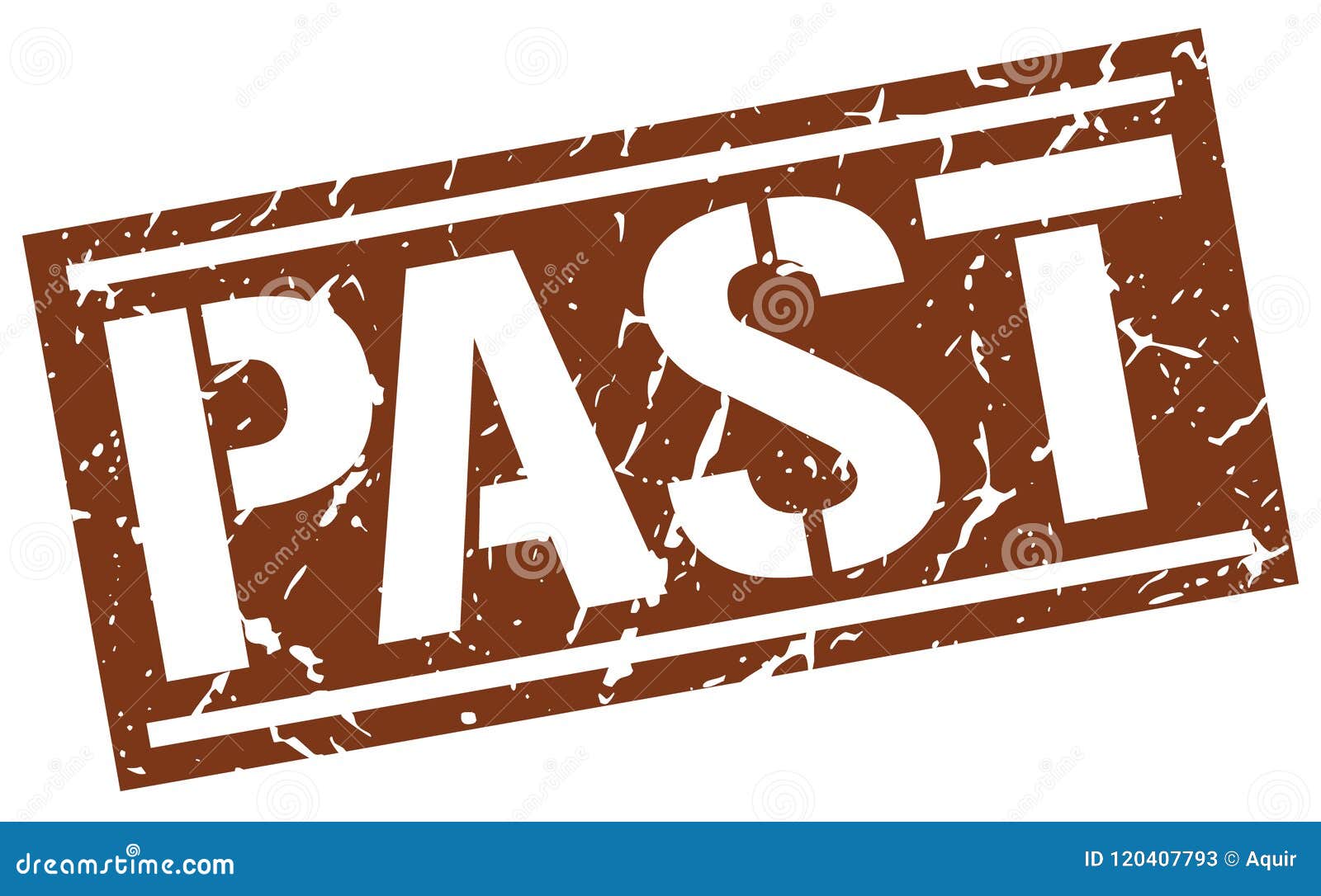 Past stamp stock vector. Illustration of seal, brown - 120407793