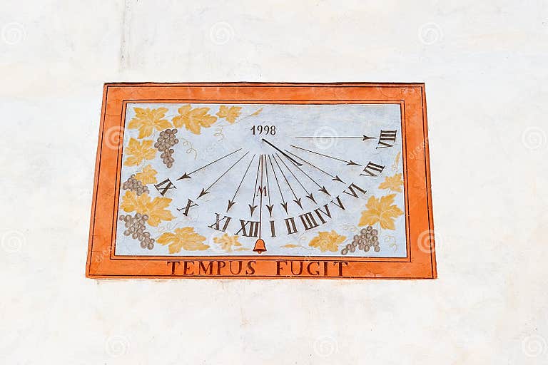 Sundial, the Ancient Way To Measure Time Stock Image - Image of light ...