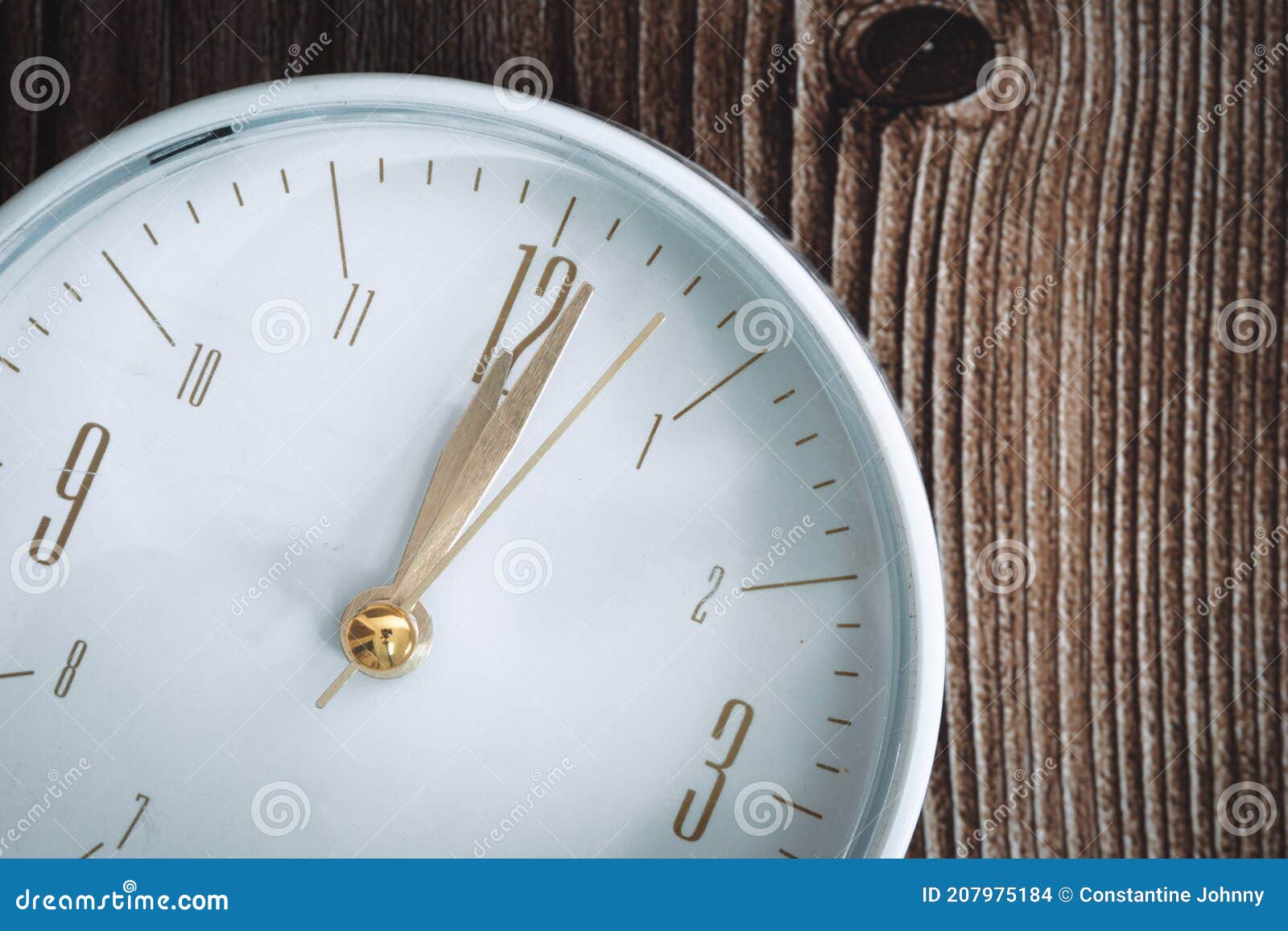 Past Twelve O`clock stock photo. Image of face, numbers - 207975184