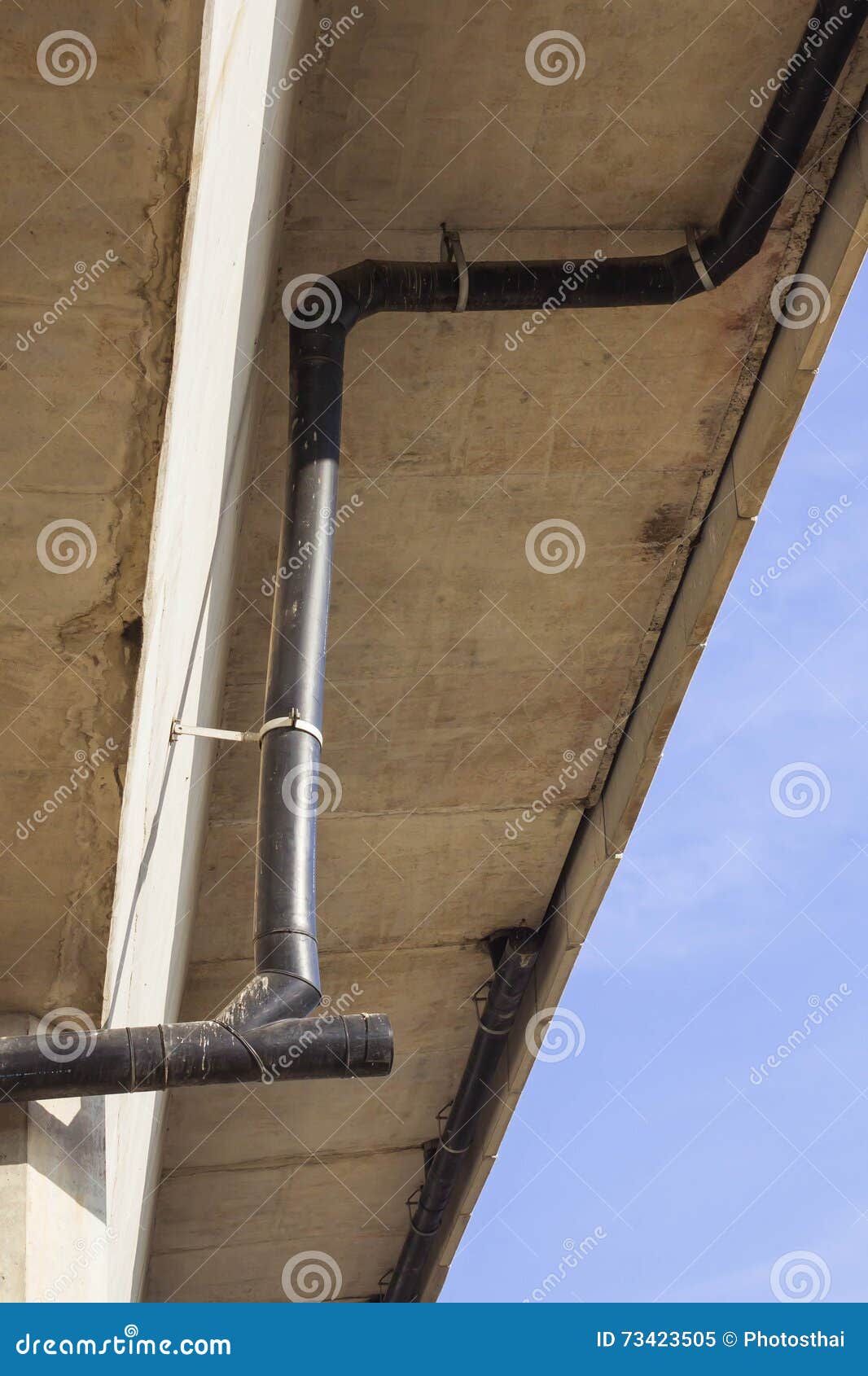 Past of View Installation Clean Out (CO) for HDPE Drain Pipe System ...